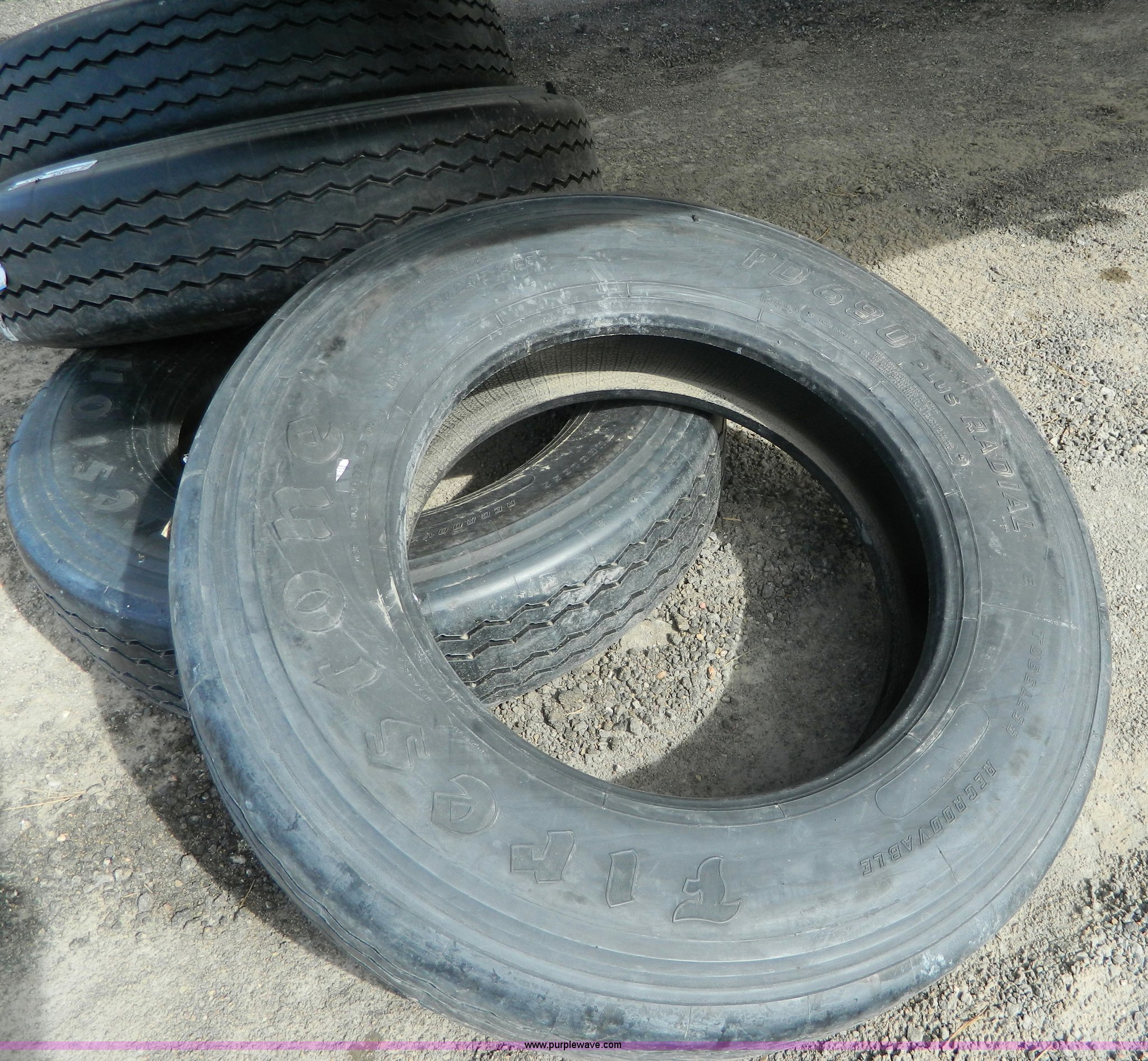 (4) Firestone FT455 radial tires in Phillipsburg, KS | Item AD9849 sold ...