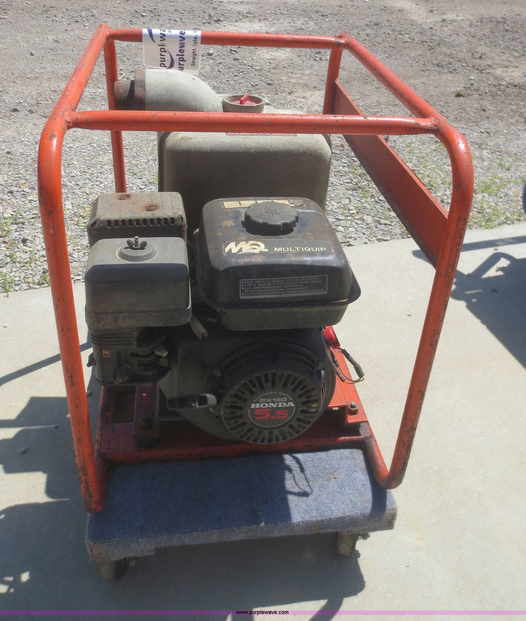 Multiquip 2" trash pump in Frontenac, KS | Item F8247 sold | Purple Wave
