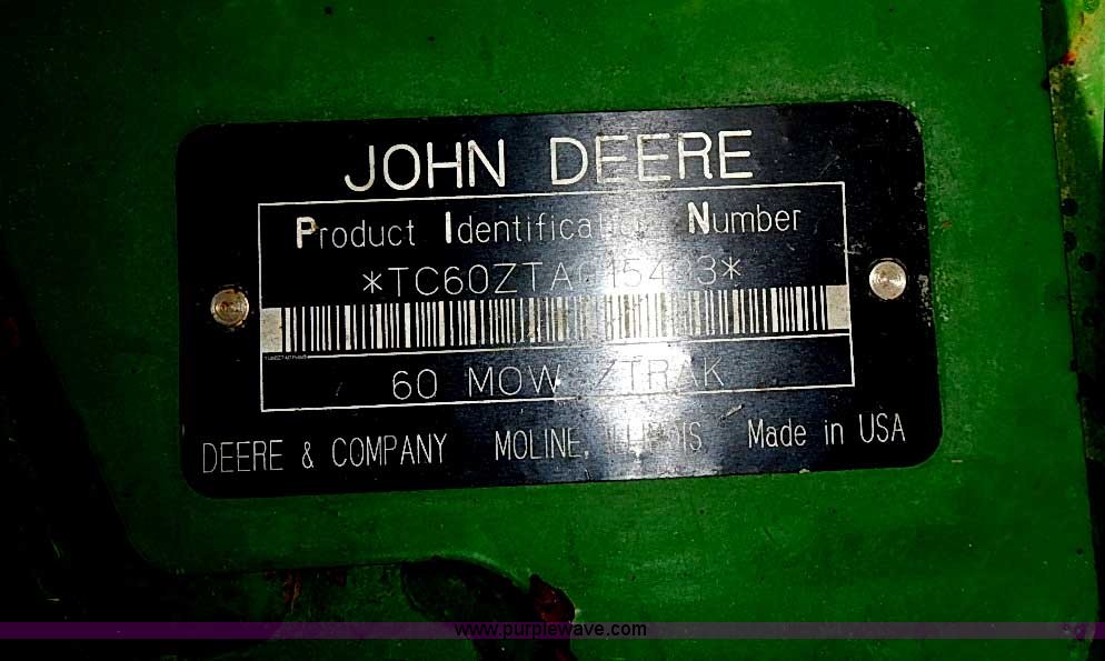 John Deere F680 ZTrak lawn mower in Baileyville, KS | Item AZ9987 sold ...