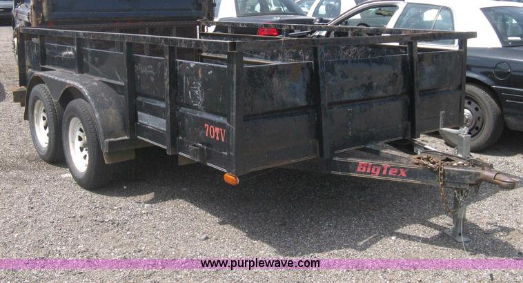 2000 Big Tex 70TV flatbed trailer in Wichita, KS | Item AS9212 sold ...