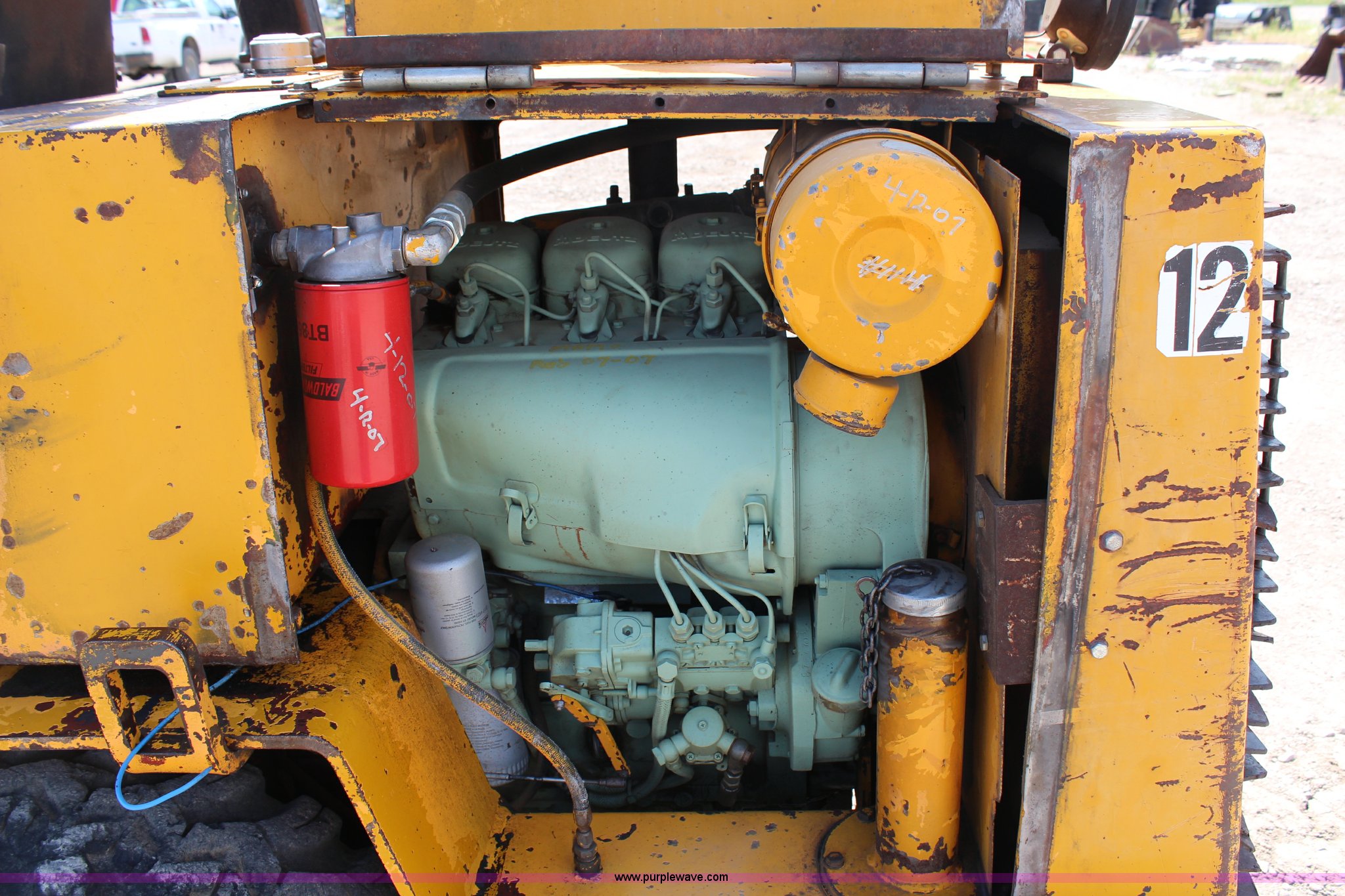 1984 Dynapac CA12 vibratory padfoot roller in Elwood, KS | Item H2557 ...