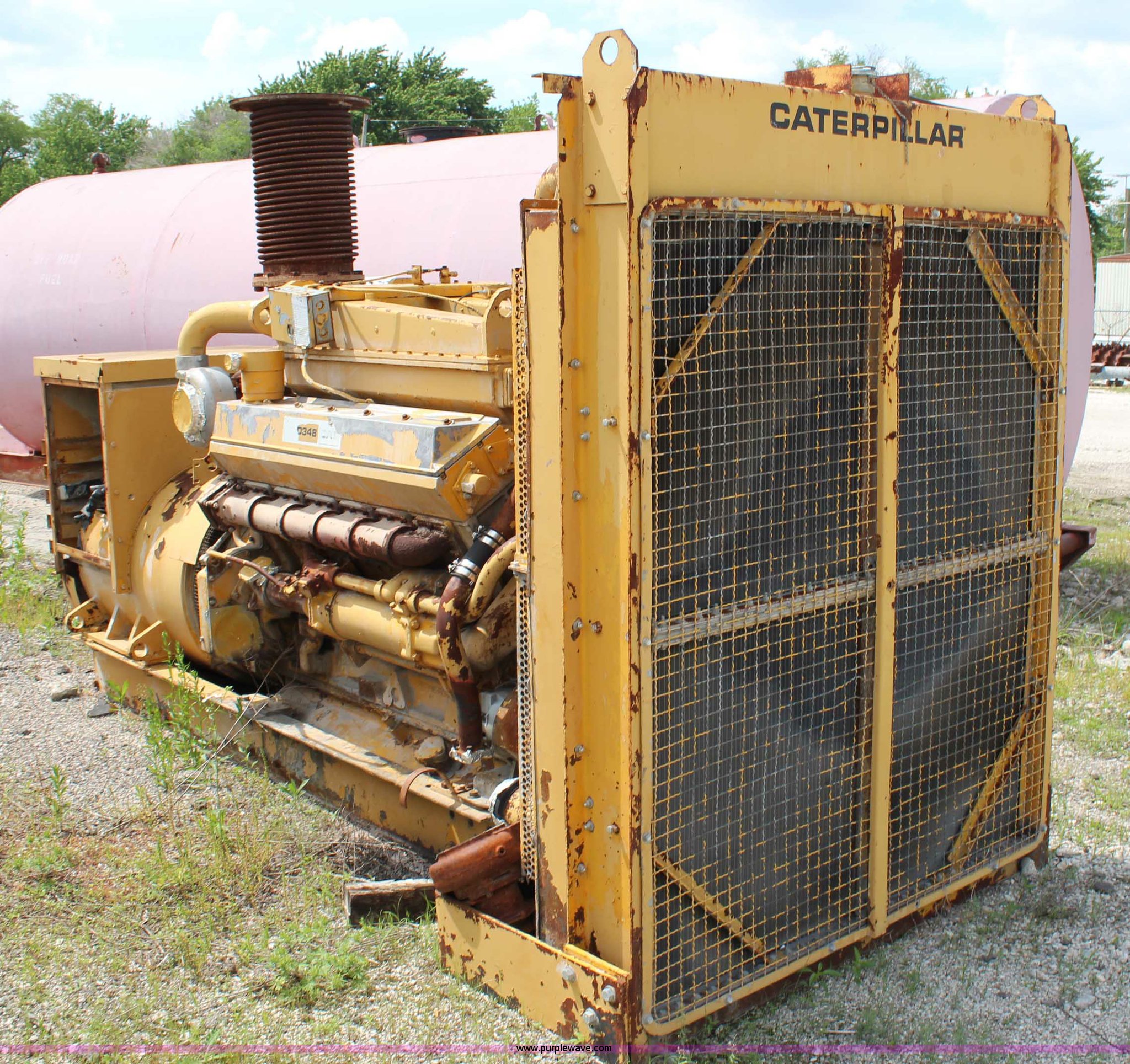 Caterpillar D348 generator in Topeka, KS | Item H2734 sold | Purple Wave