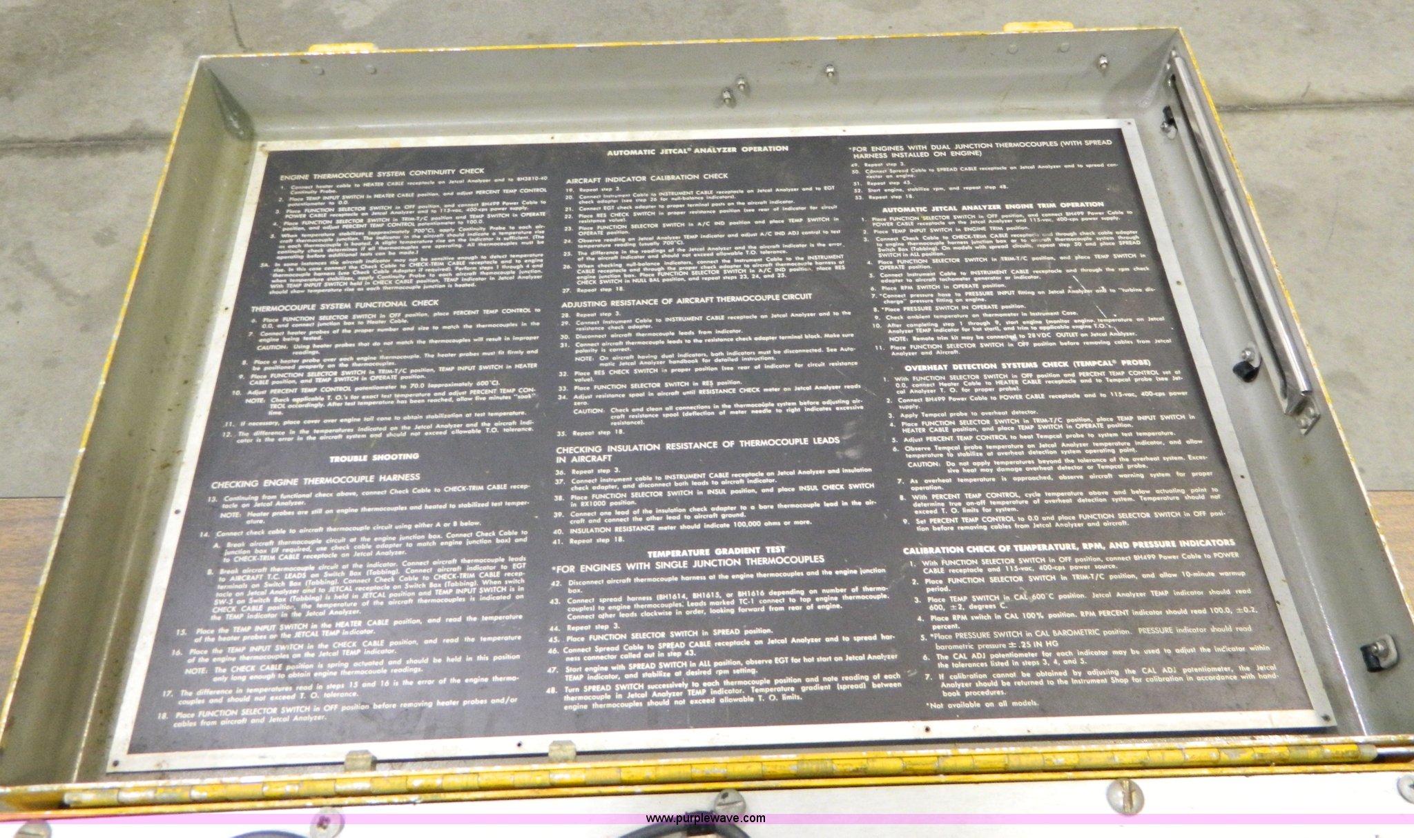 Howell automatic jetcal analyzer in Salina, KS | Item AL9896 sold ...