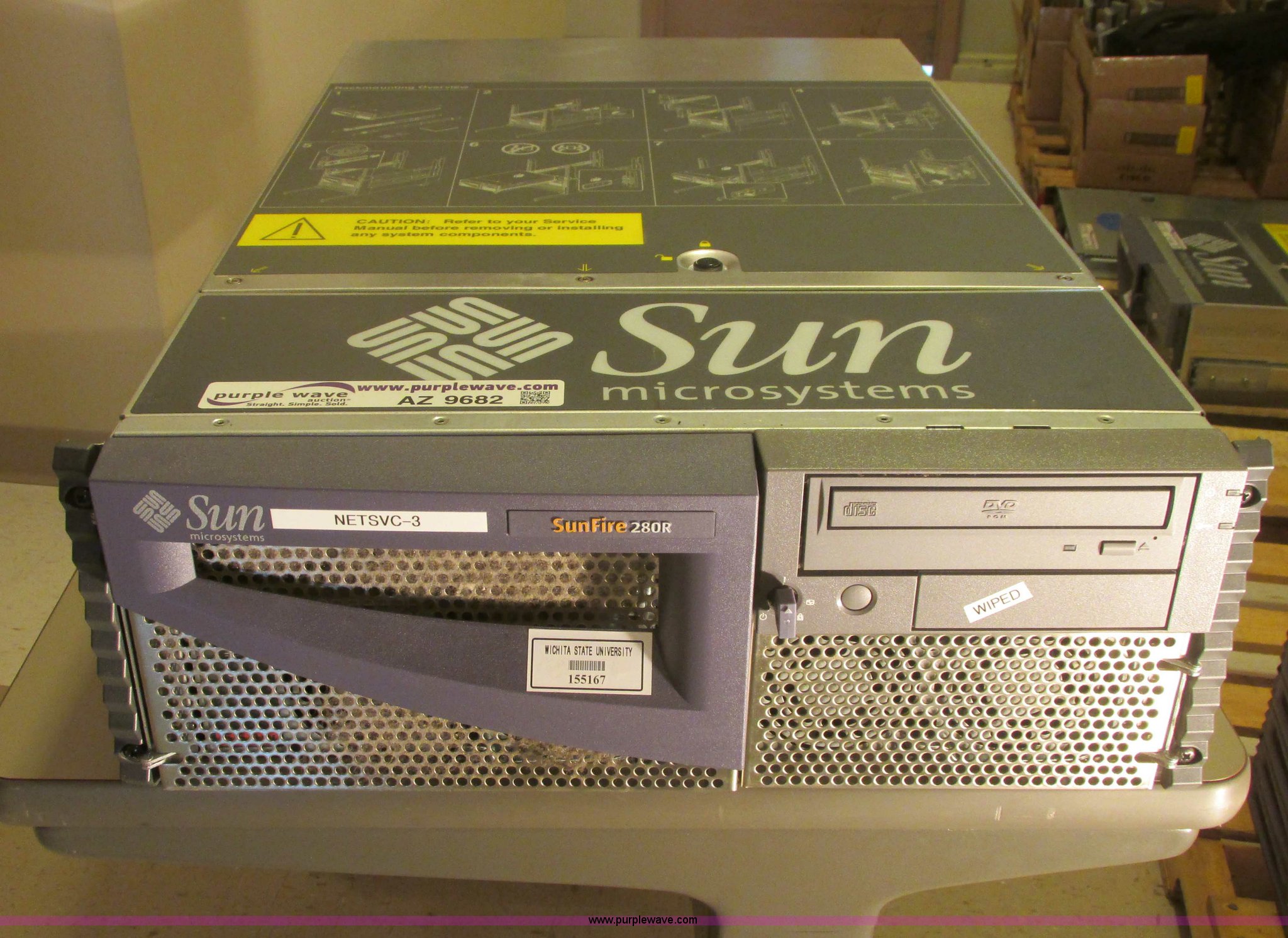 Sun Sunfire 280R rack mount server in Wichita, KS | Item AZ9682 sold ...