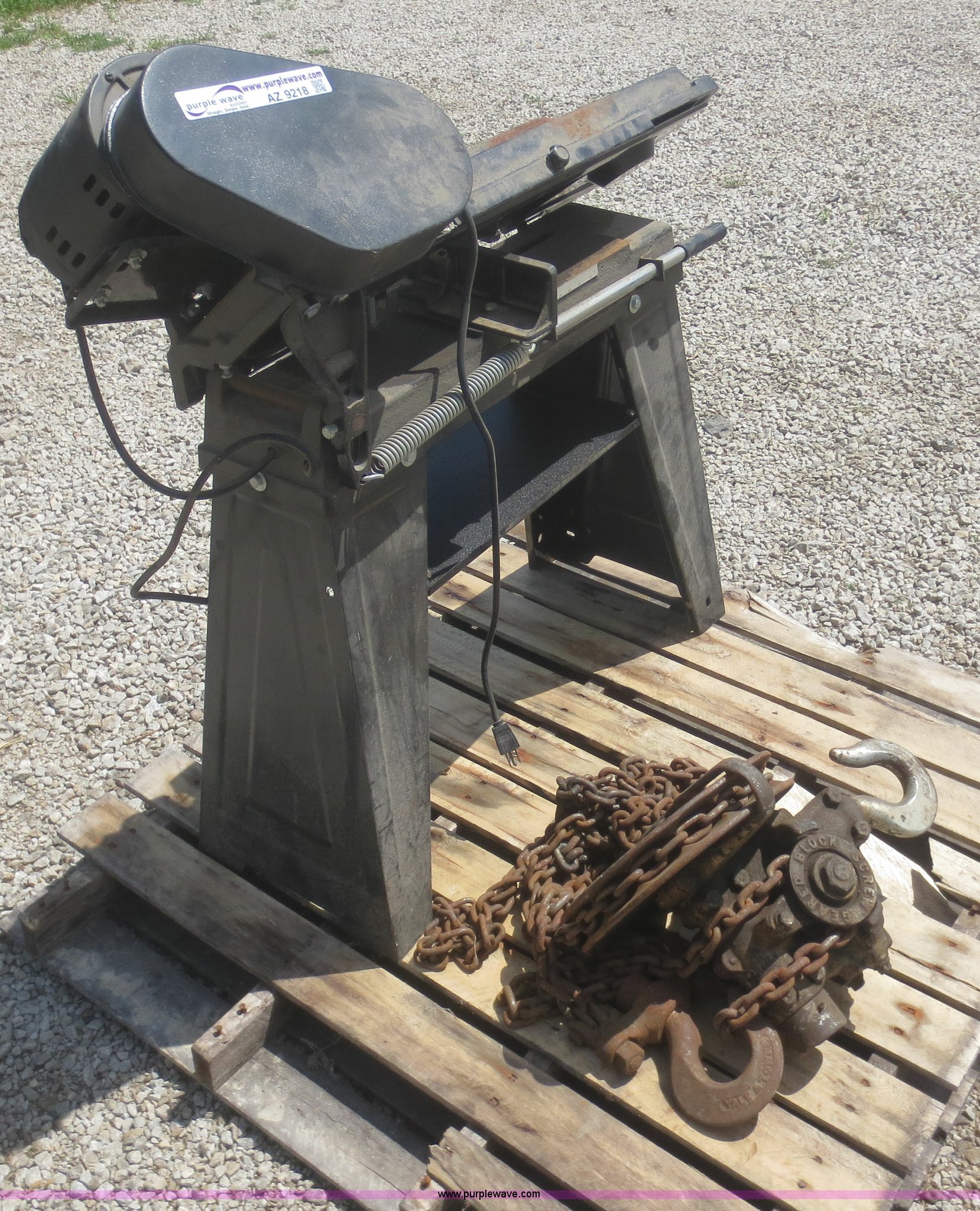 Buffalo metal cutting band saw in Fort Scott, KS | Item AZ9218 sold ...