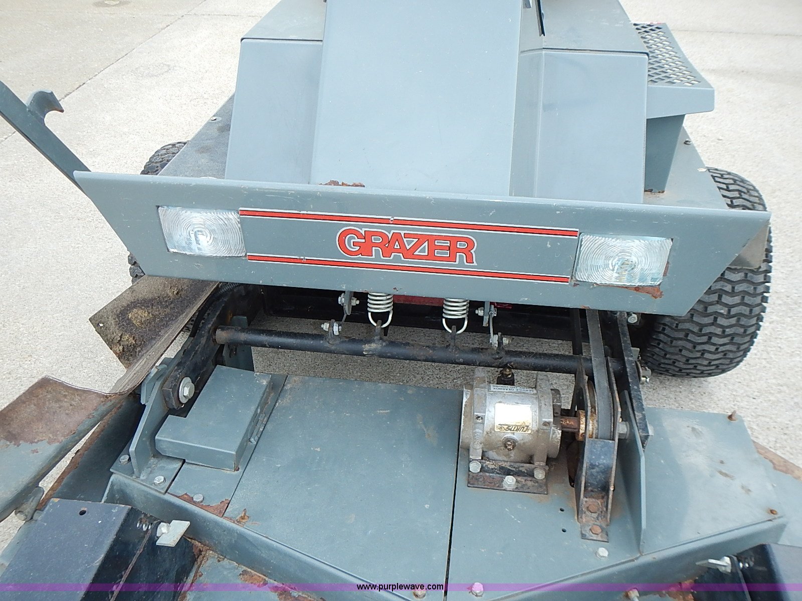 Grazer 1250 ZTR lawn mower in Manhattan, KS | Item BA9733 sold | Purple ...