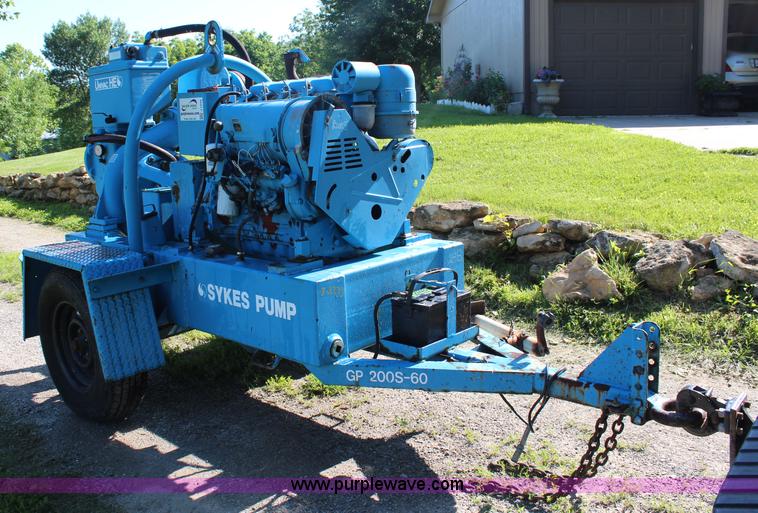 Sykes 8" trash pump in St. Joseph, MO | Item J1044 sold | Purple Wave