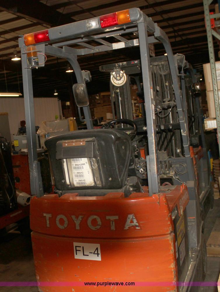 Toyota 7FBCU18 electric forklift in Winfield, KS | Item AJ9418 sold ...