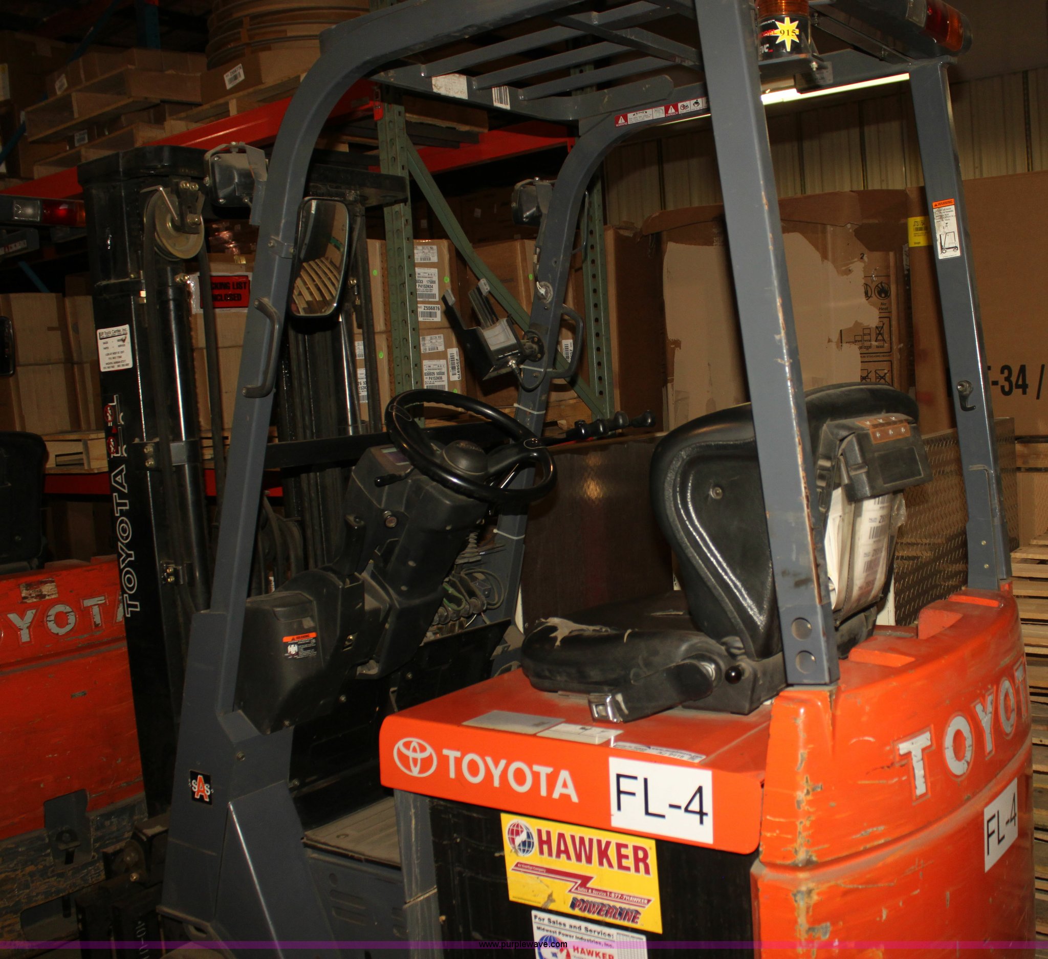 Toyota 7FBCU18 electric forklift in Winfield, KS | Item AJ9418 sold ...