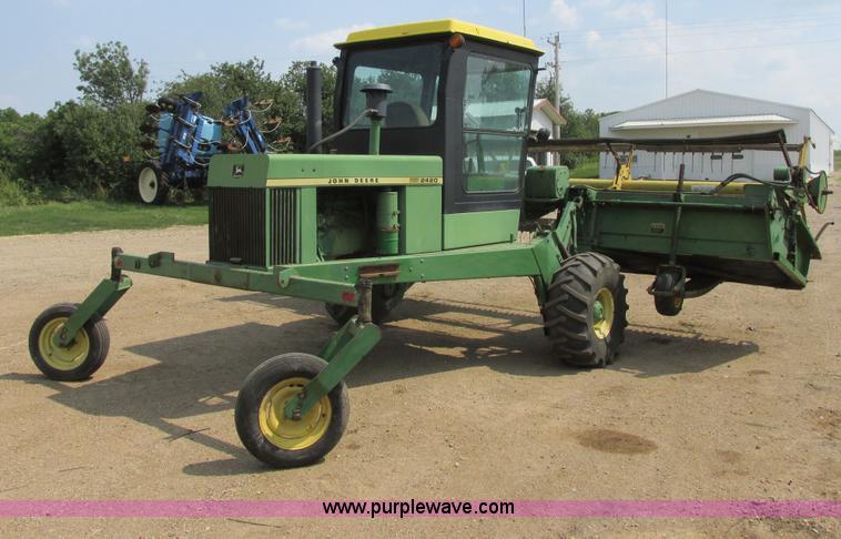 1983 John Deere 2420 self-propelled swather in Delmont, SD | Item I6248 ...