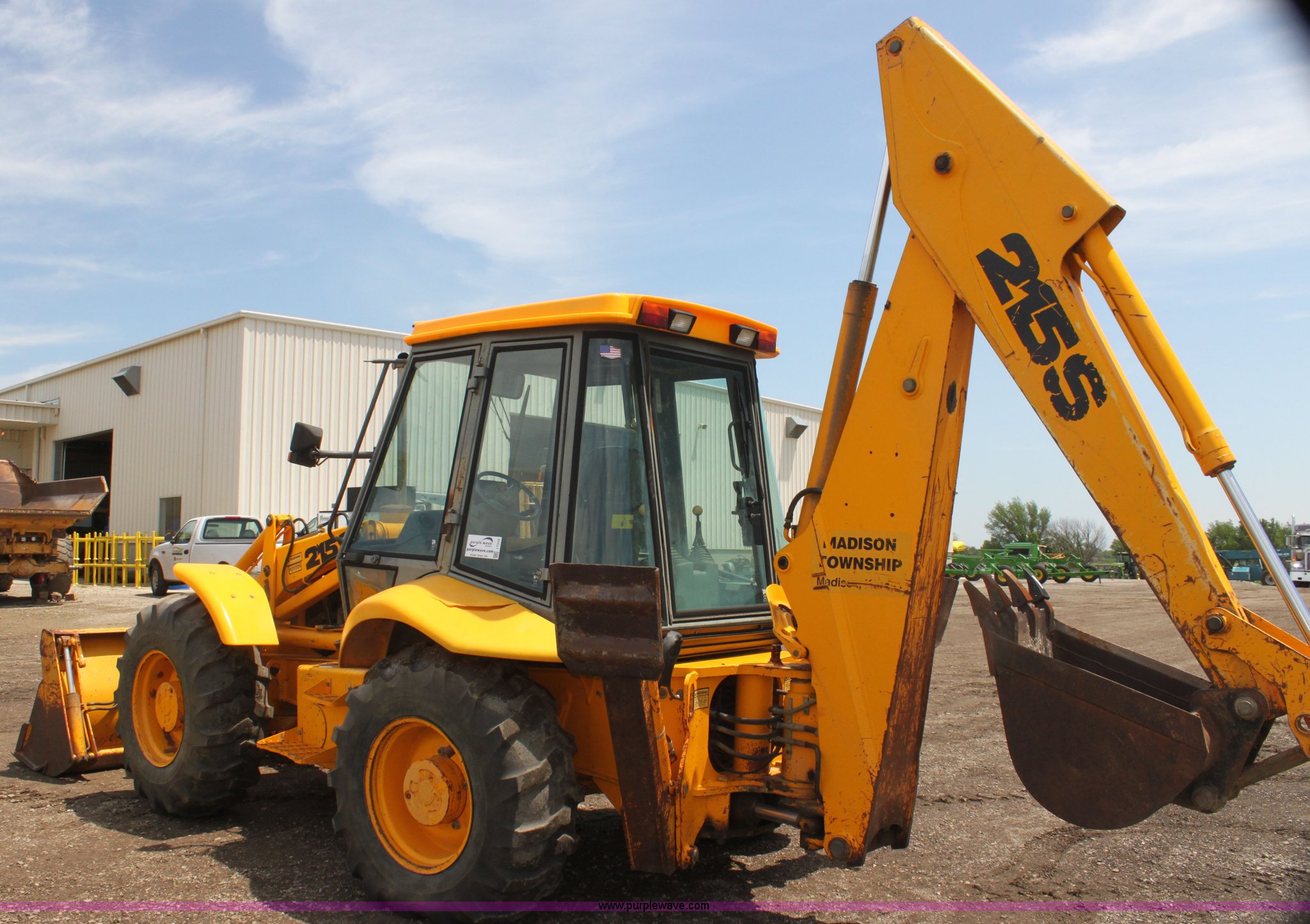 1992 JCB 215S backhoe in Emporia, KS | Item I7318 sold | Purple Wave