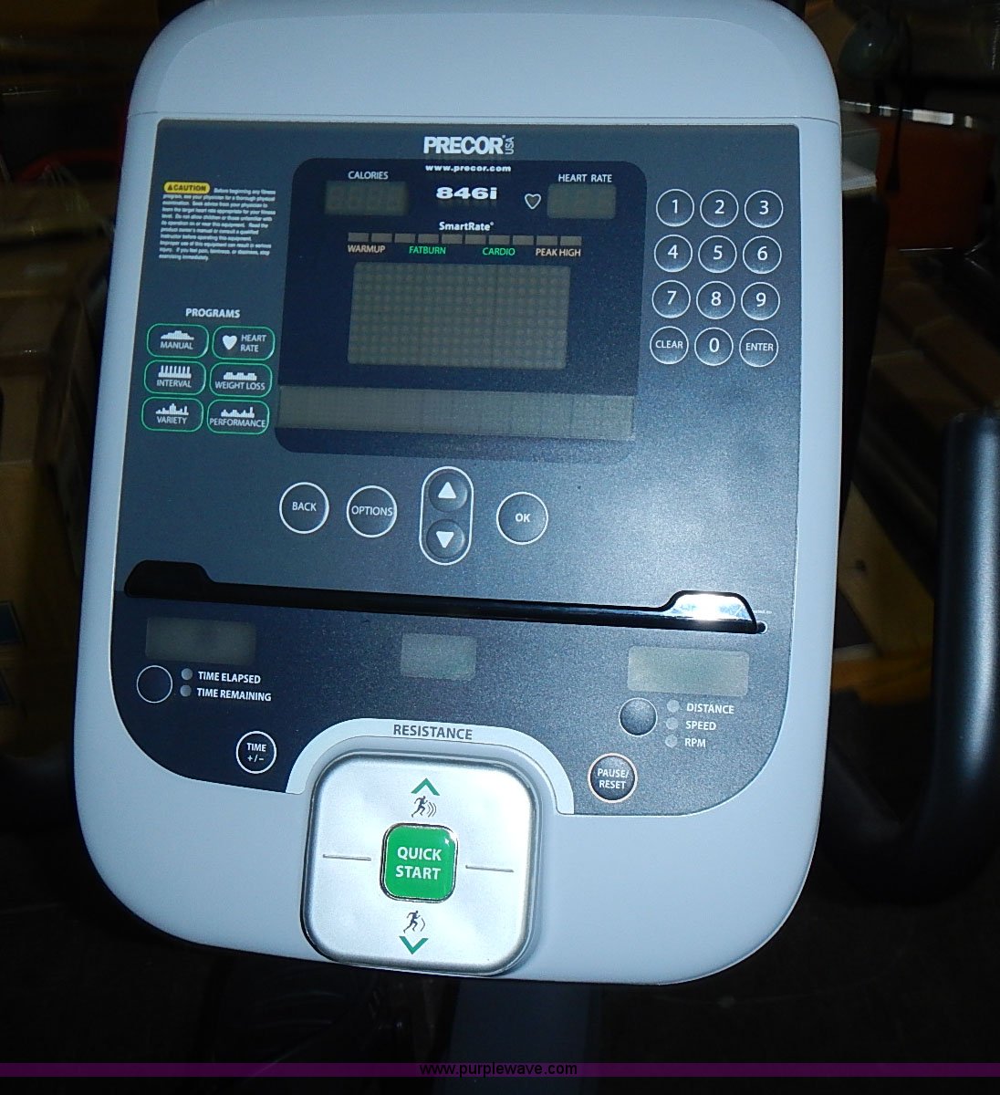PreCor 846i bike in Fort Riley, KS | Item BB9834 sold | Purple Wave