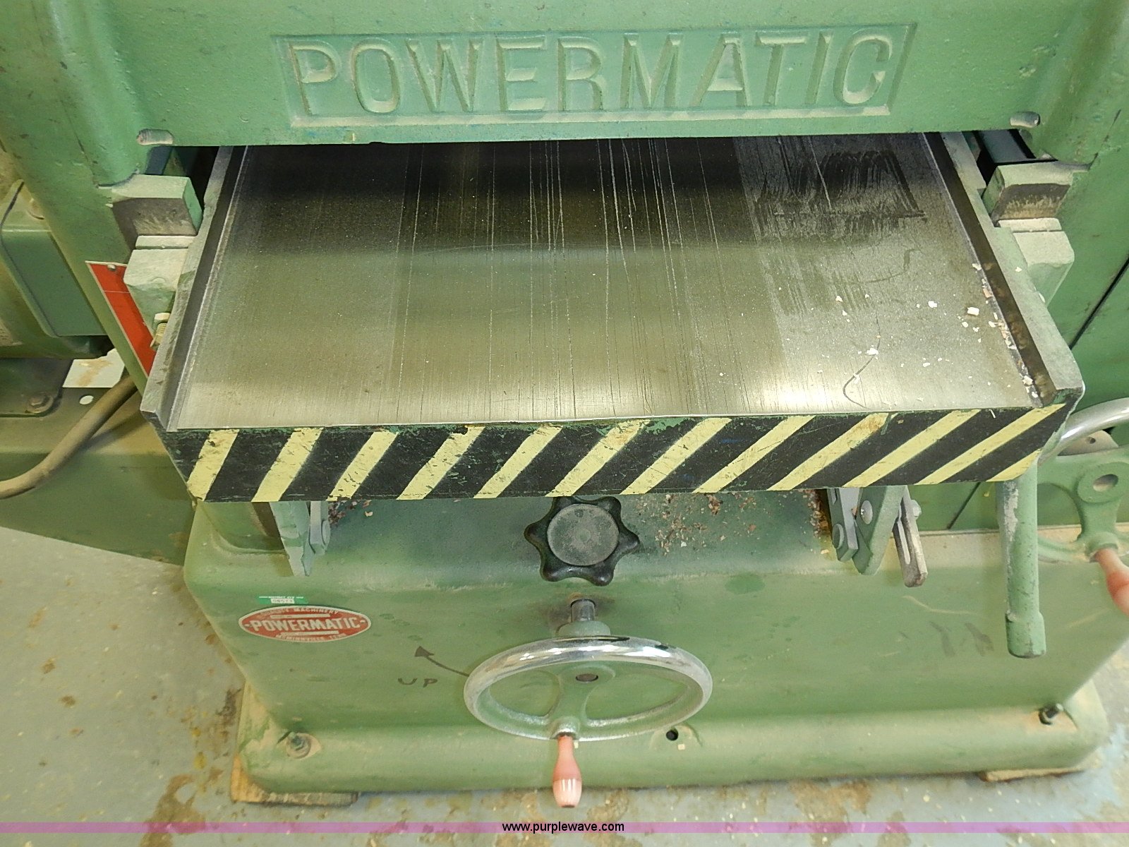 Power Matic 160 planer in Chapman, KS | Item BB9924 sold | Purple Wave