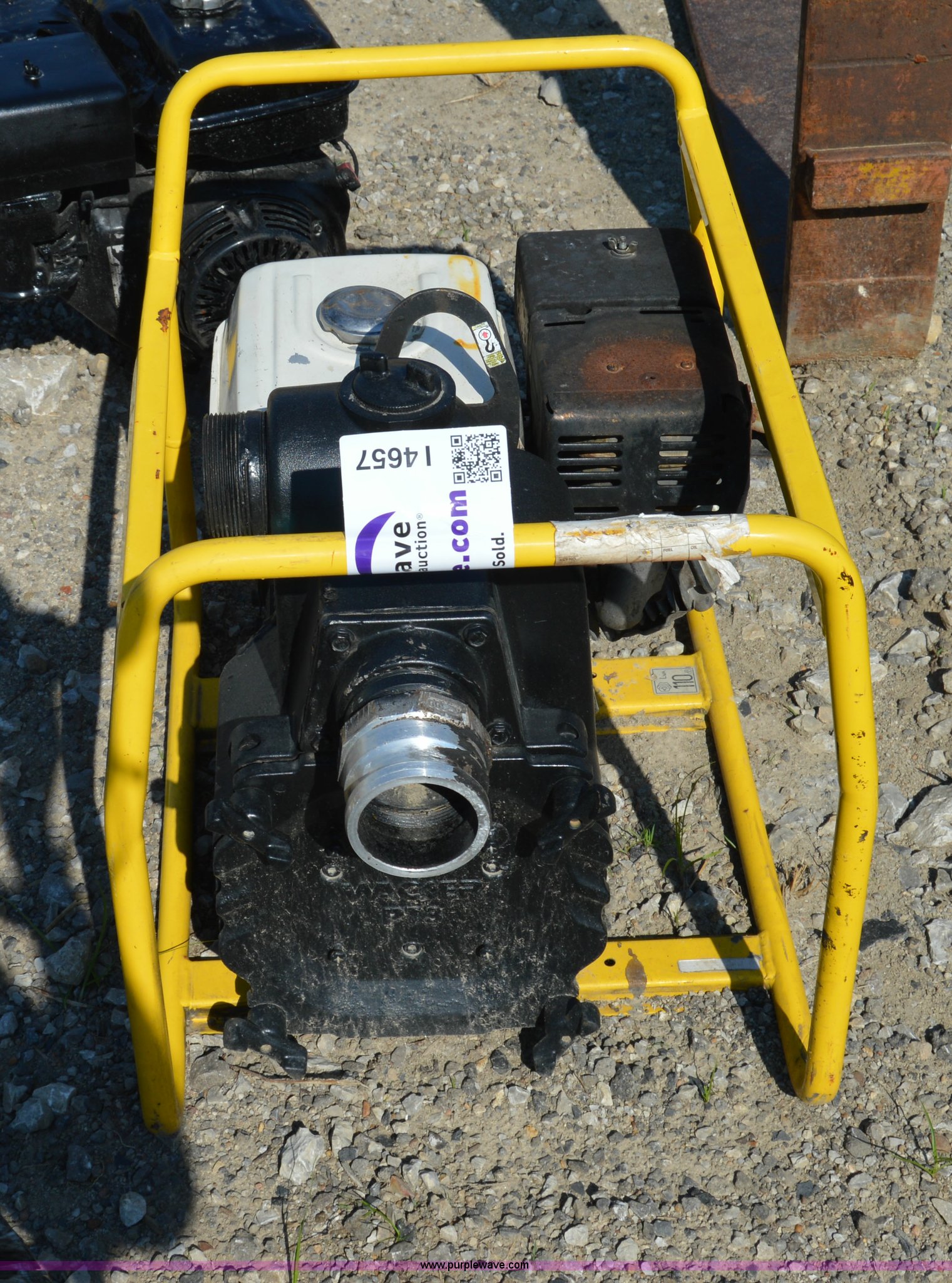 3" Wacker PT3 water pump in Odessa, MO | Item I4657 sold | Purple Wave