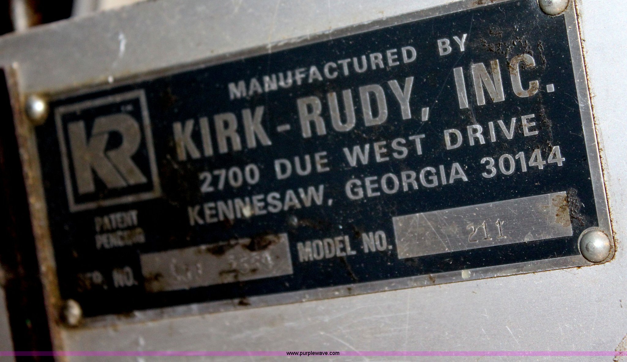 (3) Kirk-Rudy printing presses in Olathe, KS | Item BA9154 sold ...