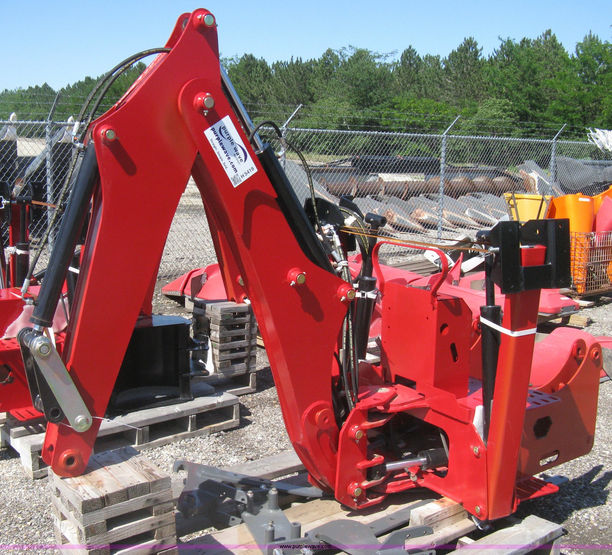 Compact tractor rear backhoe attachment in Hesston, KS | Item H5419 ...