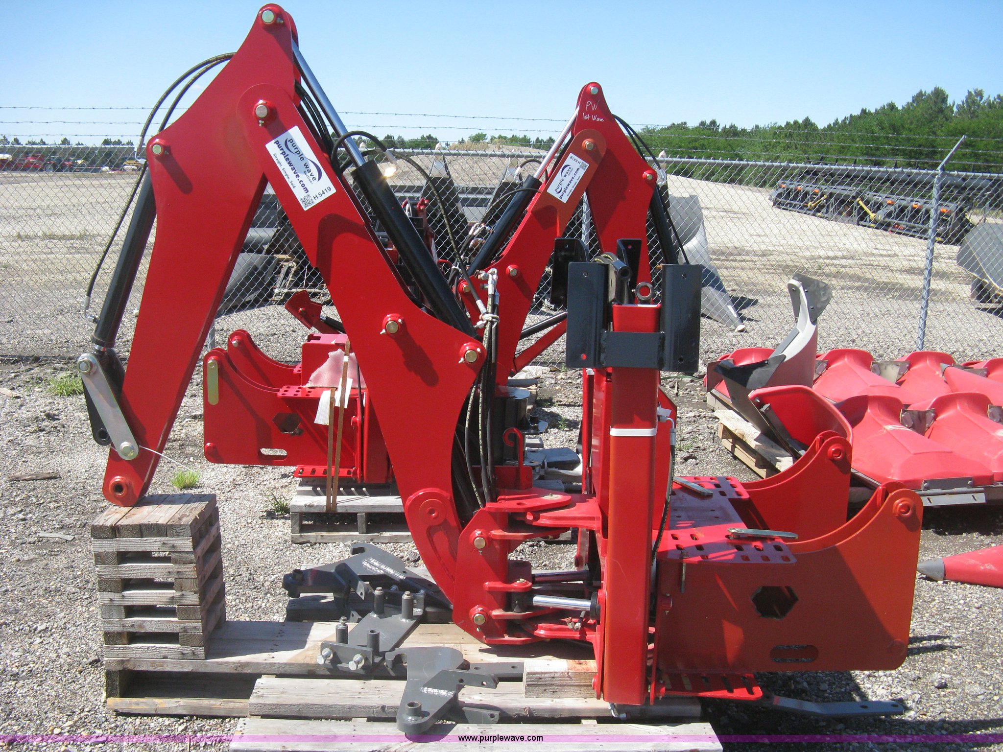 Compact tractor rear backhoe attachment in Hesston, KS | Item H5419 ...