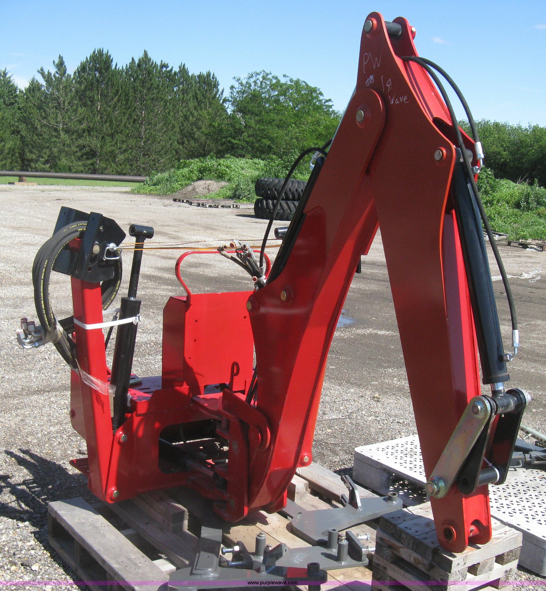 Compact tractor rear backhoe attachment in Hesston, KS | Item H5419 ...