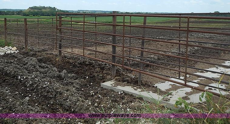 168' of concrete J-feed bunks with saddles in Greeley, KS | Item BA9699 ...
