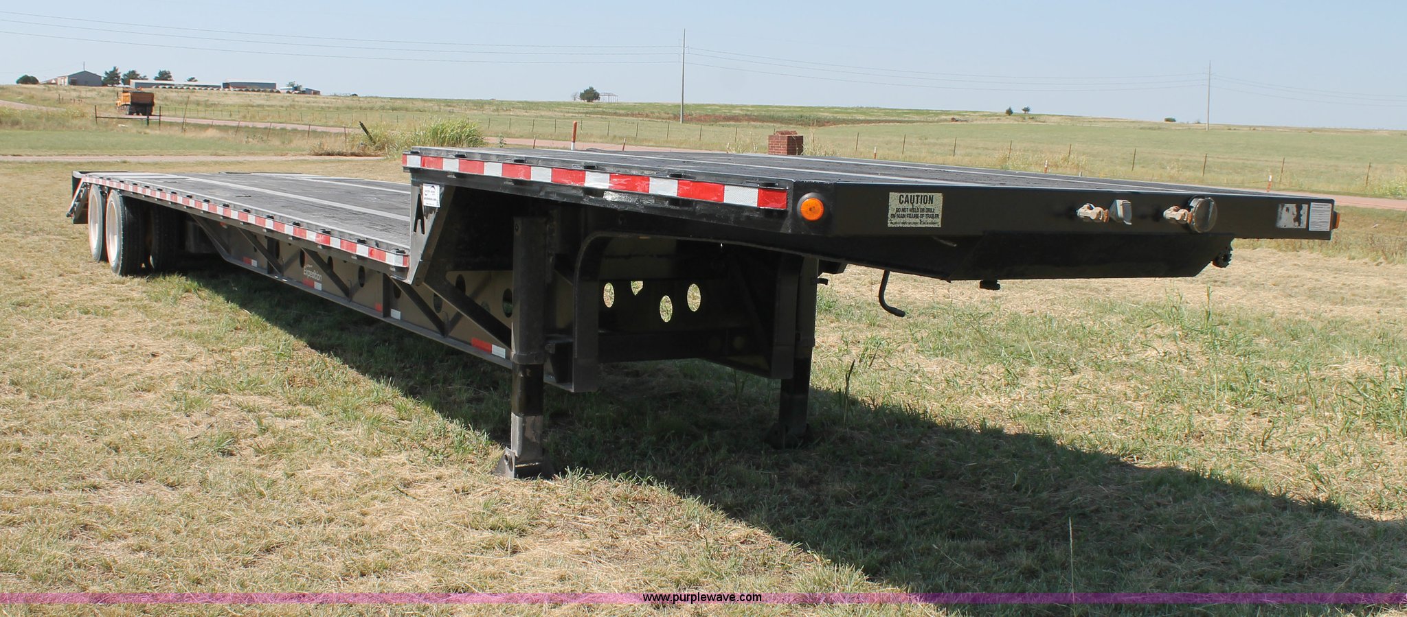 2005 Aztec drop deck trailer in Lawton, OK | Item H1749 sold | Purple Wave