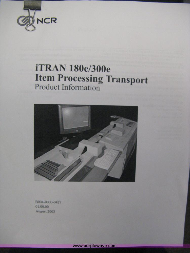 NCR iTran 180e remittance processor in Wichita, KS | Item AS9032 sold ...