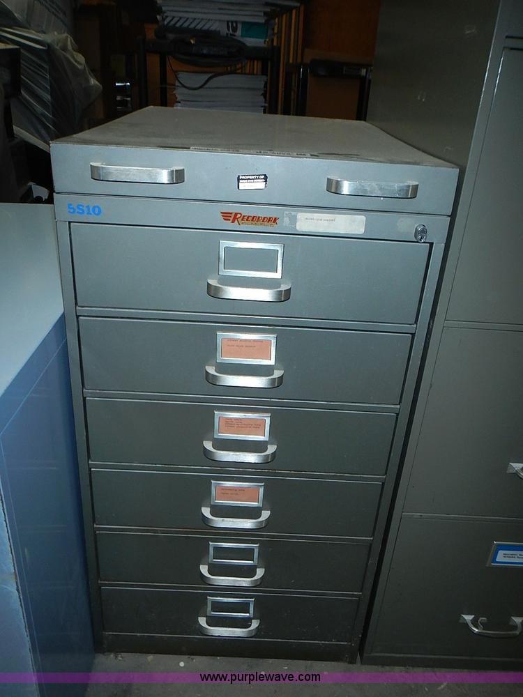 Metal six drawer Recordax film file cabinet in Manhattan, KS | Item ...