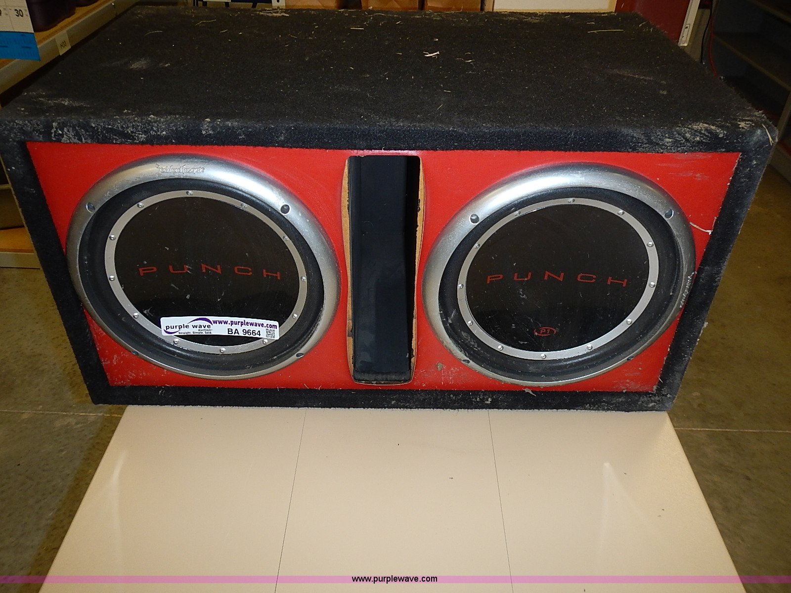 Punch speakers 12 with box