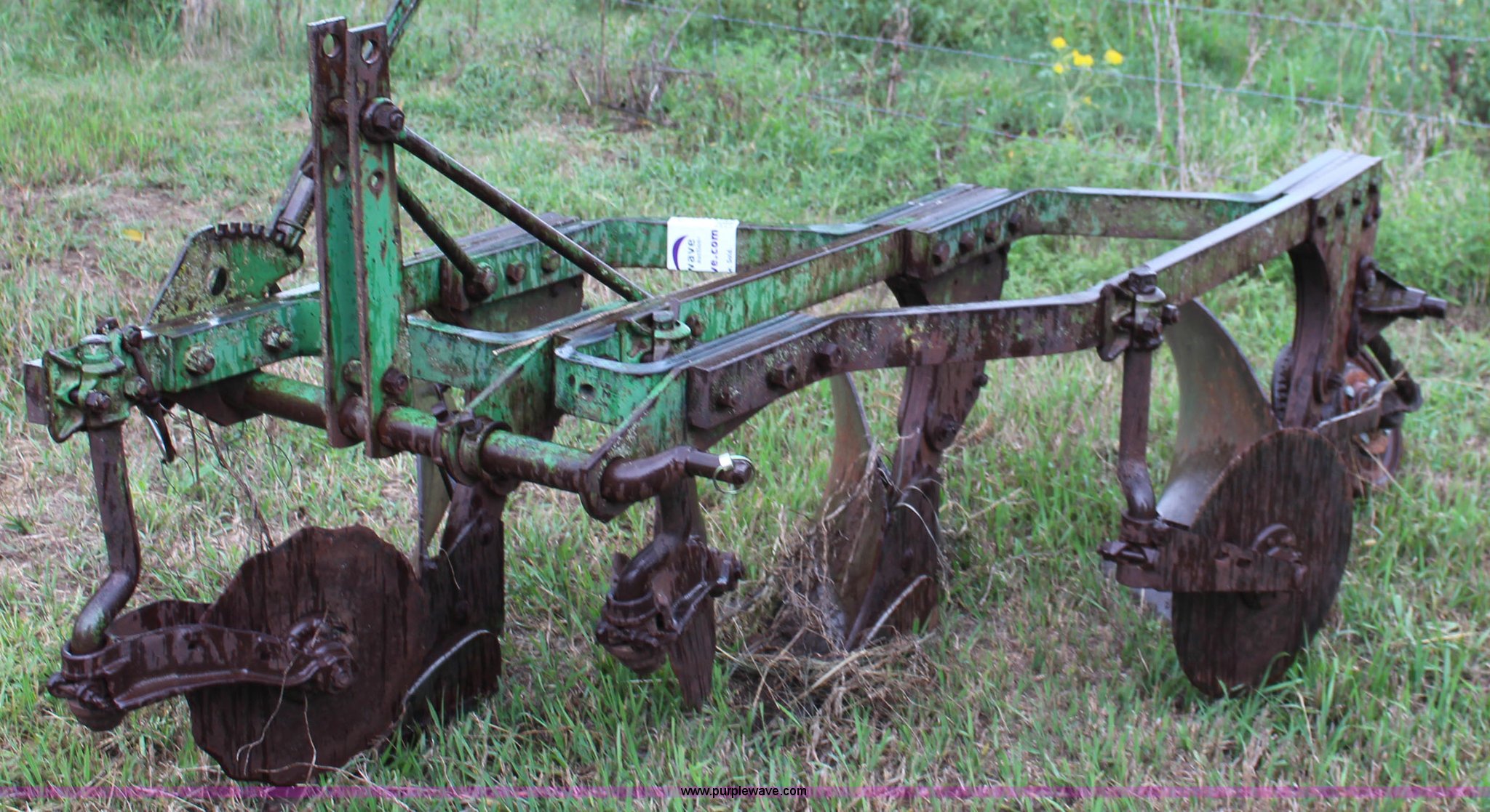 Three bottom plow in Waterville, KS | Item J1015 sold | Purple Wave