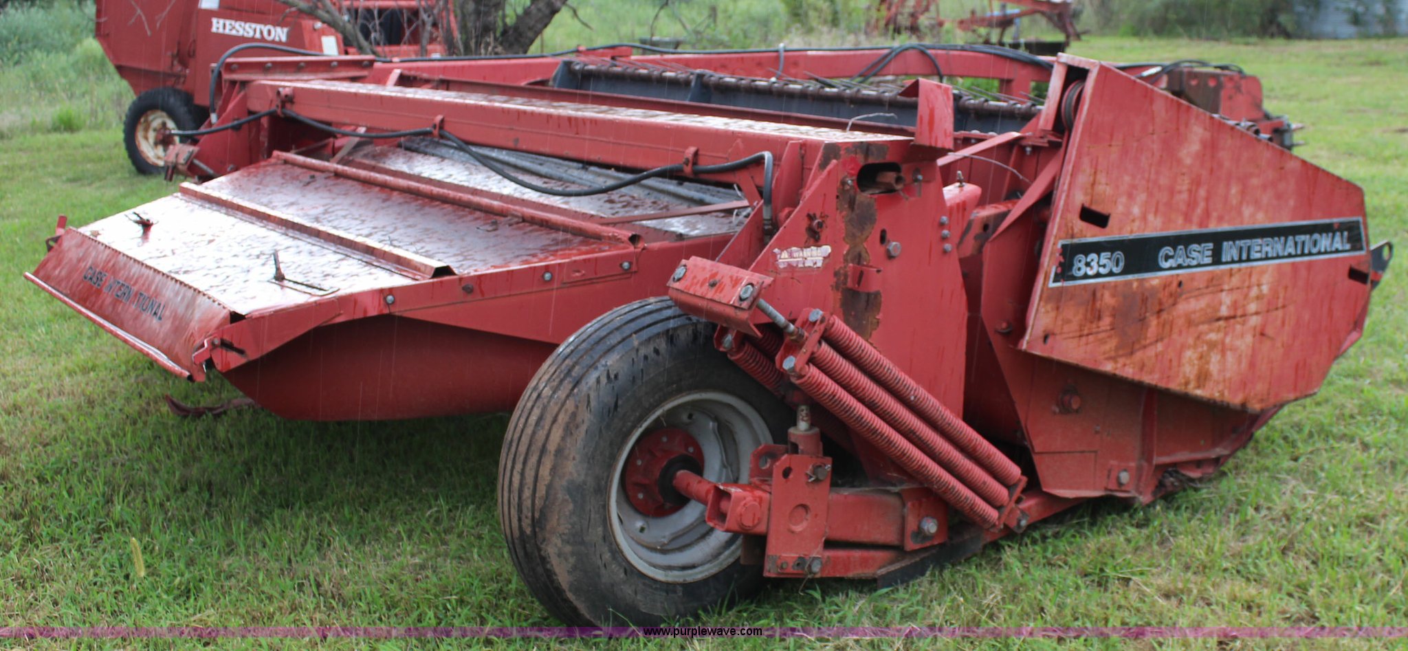 Case IH 8350 swather in Waterville, KS | Item J2111 sold | Purple Wave
