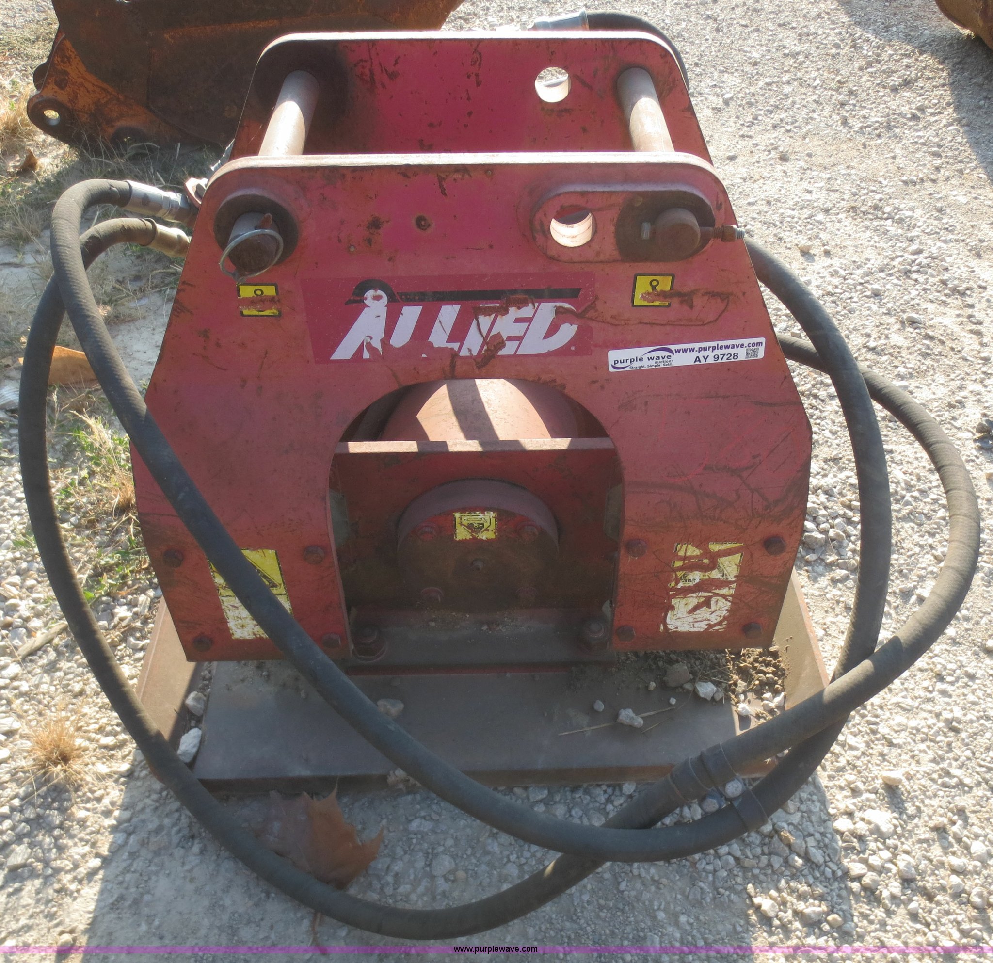 Allied Ho Pac 8700C hydraulic tamper in Parsons, KS | Item AY9728 sold ...