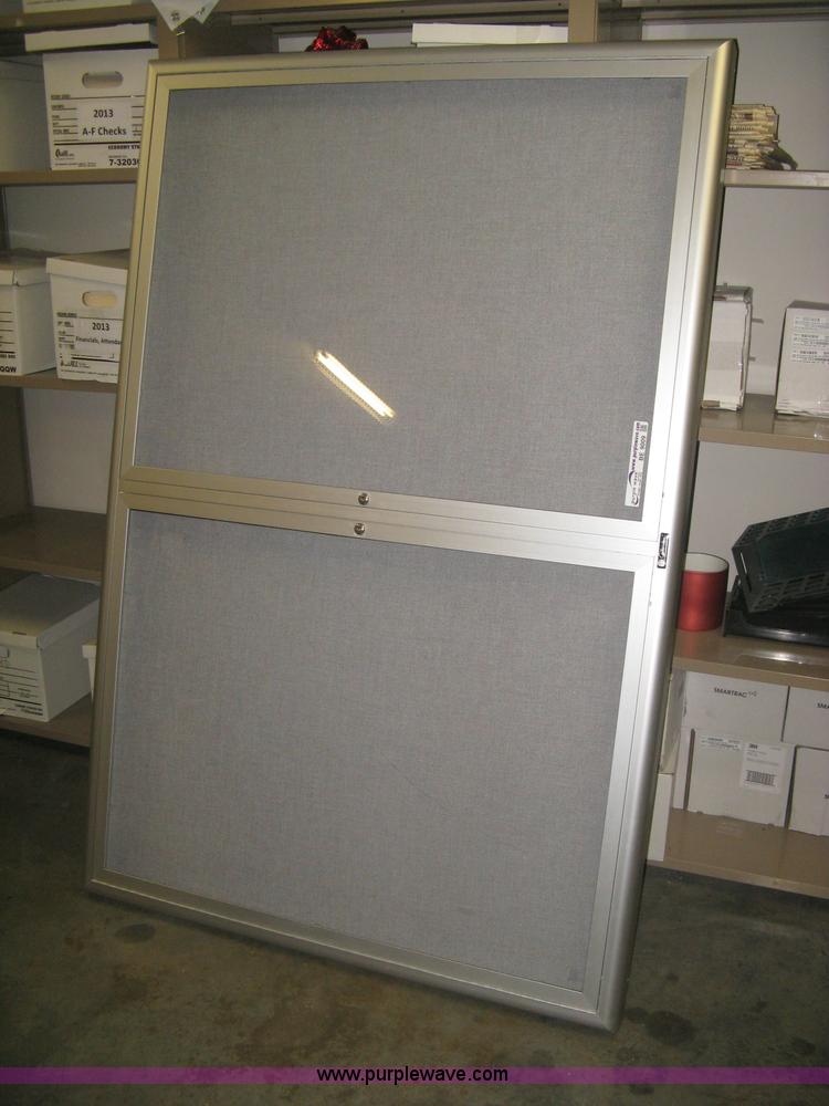 Claridge notification/bulletin board cabinet in Derby, KS | Item BE9009 ...