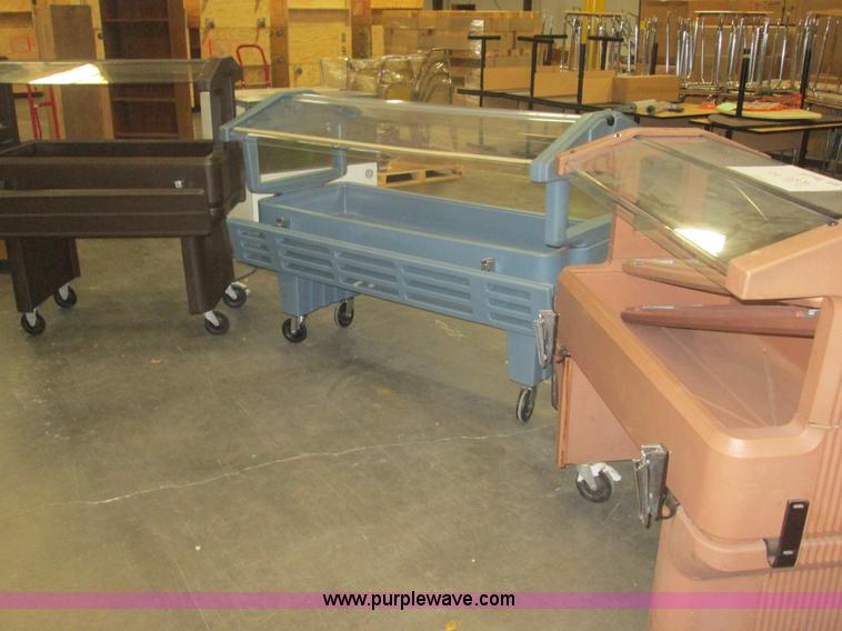 (3) Cambro salad bar carts in Lawrence, KS | Item D1205 sold | Purple Wave