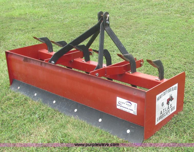 Atlas 6' box blade in Stillwell, OK | Item J2434 sold | Purple Wave