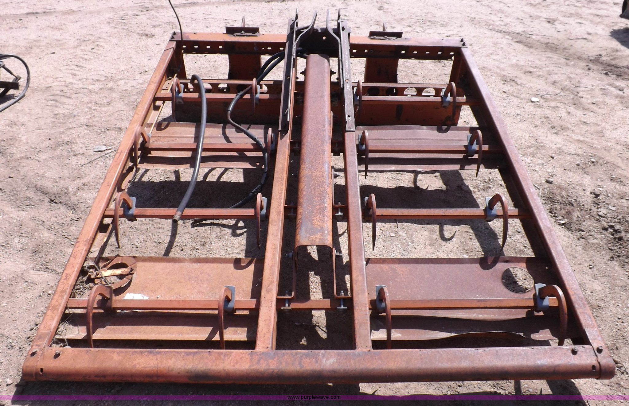 Farm Hand eight bale grapple in Sublette, KS | Item H9130 sold | Purple ...