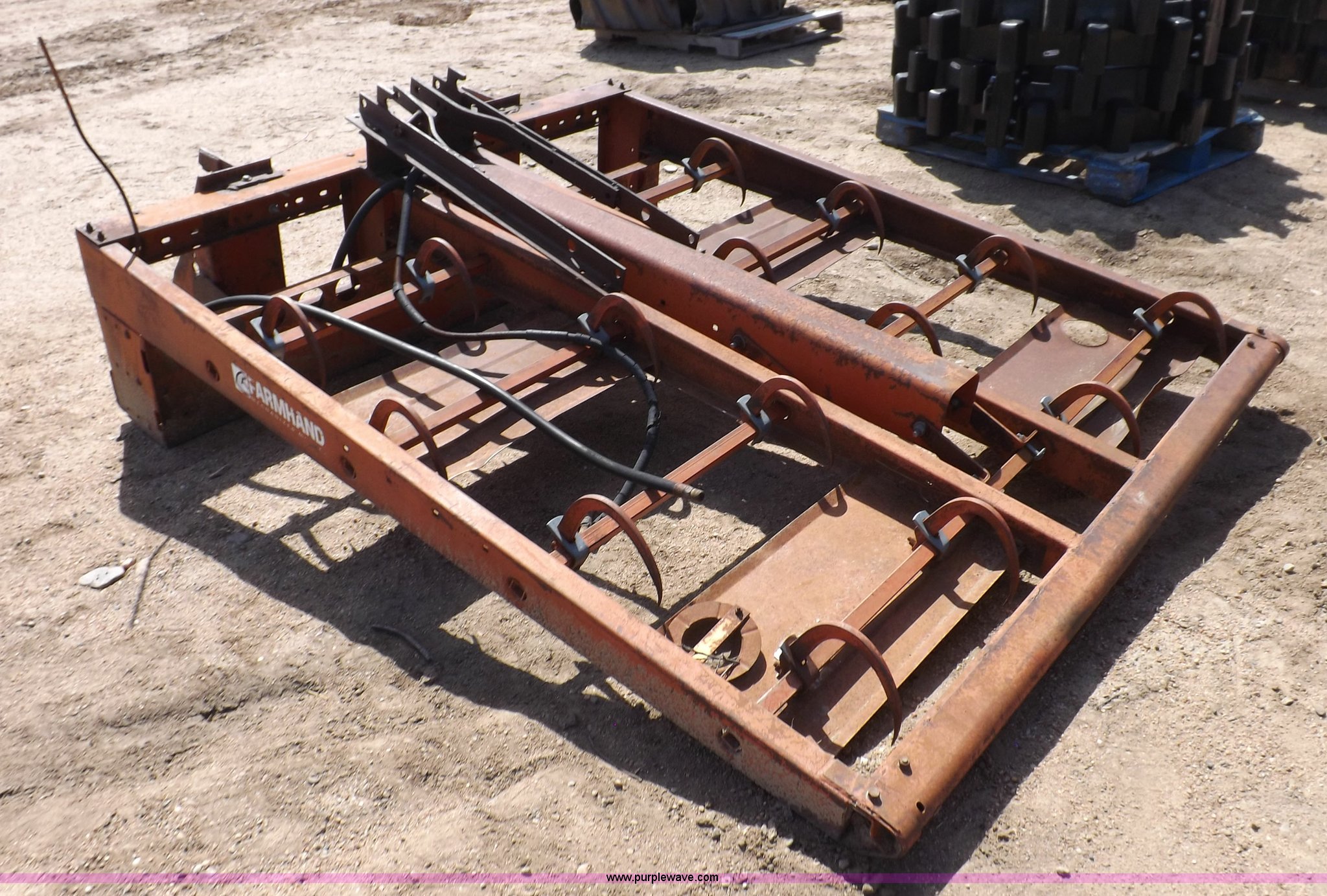 Farm Hand eight bale grapple in Sublette, KS | Item H9130 sold | Purple ...