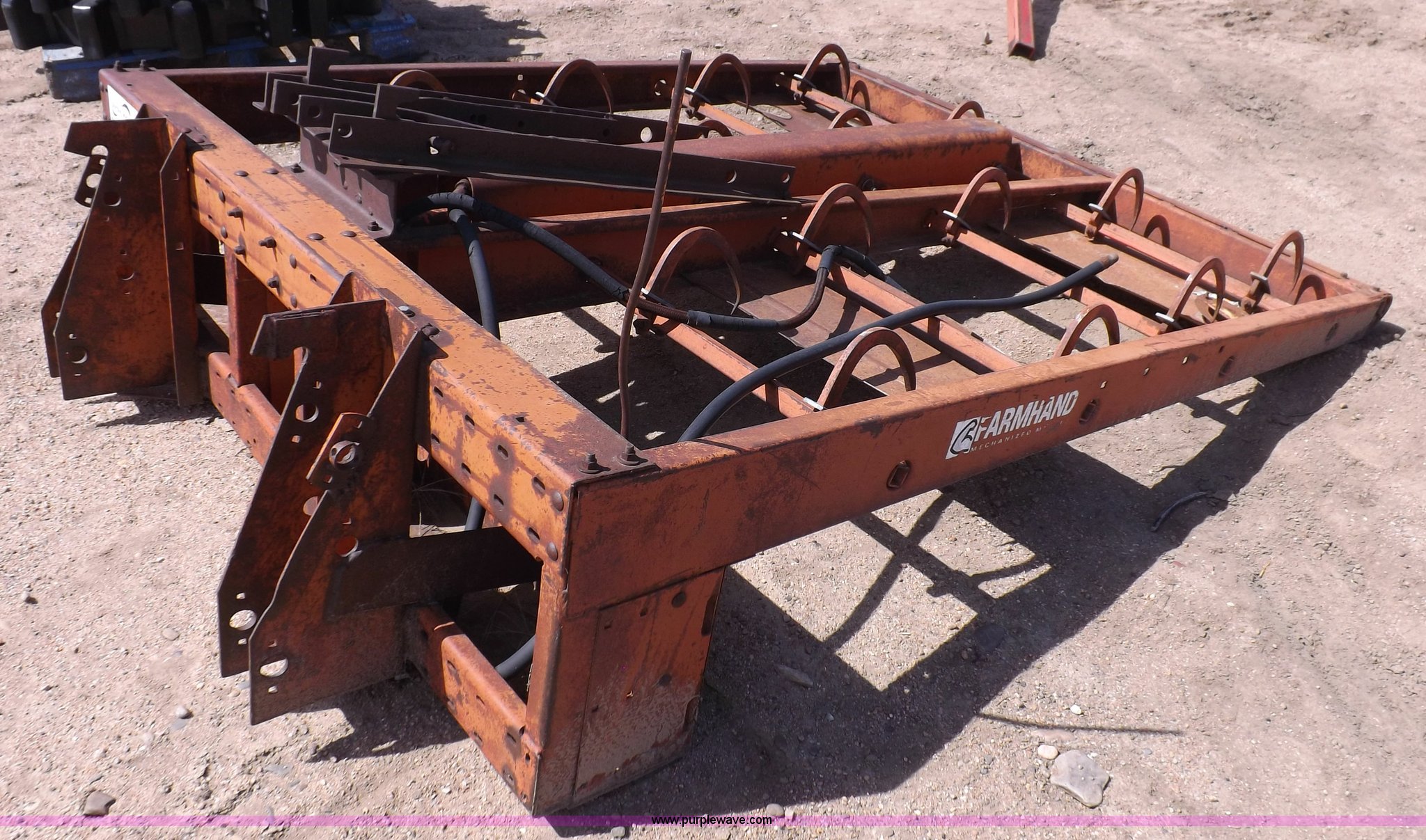 Farm Hand eight bale grapple in Sublette, KS | Item H9130 sold | Purple ...