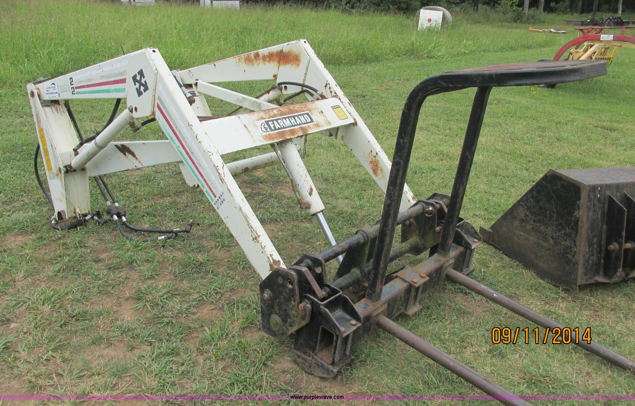 Farm Hand 22 tractor loader in Stillwell, OK | Item J2432 sold | Purple ...