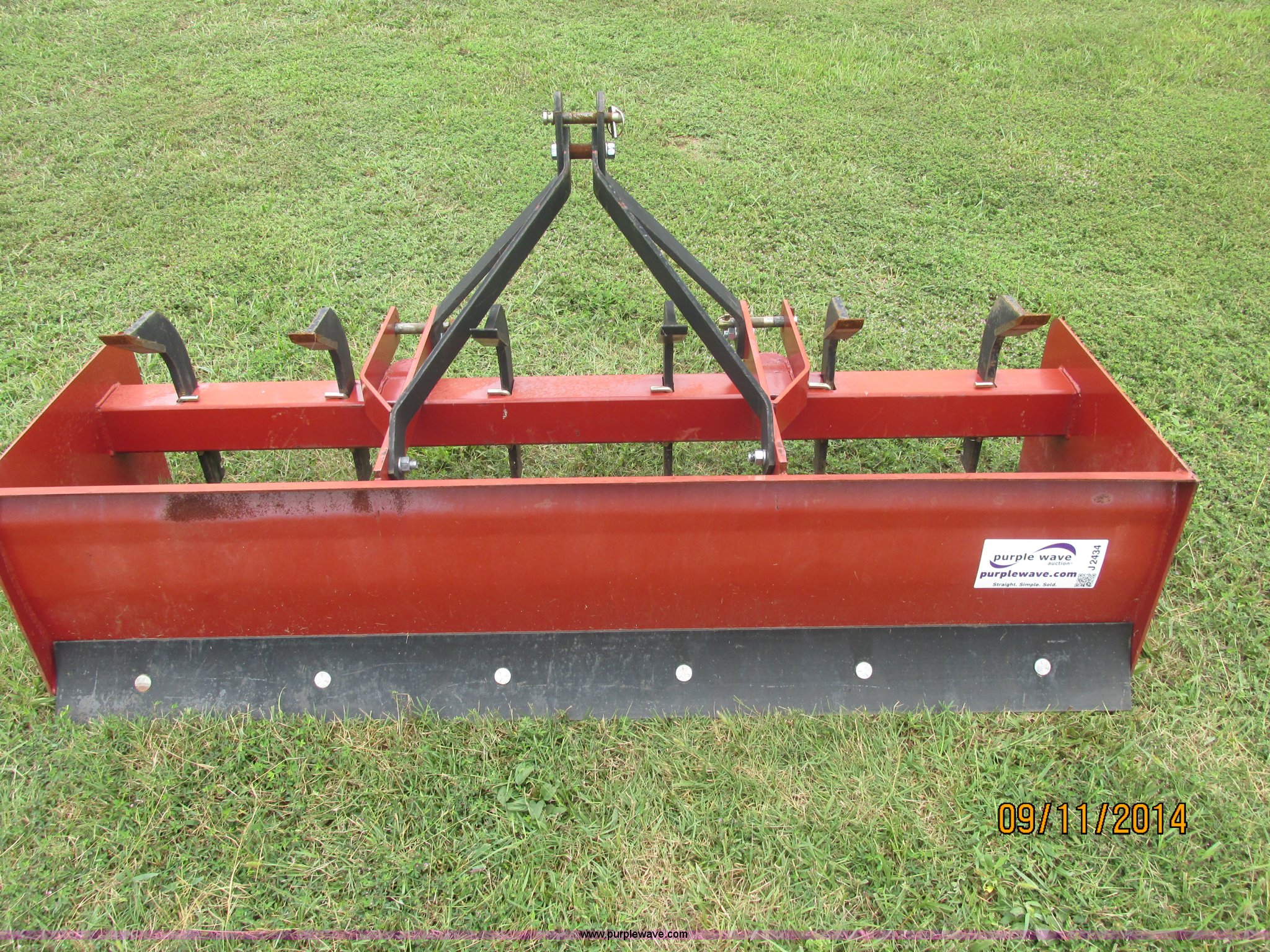 Atlas 6' box blade in Stillwell, OK | Item J2434 sold | Purple Wave