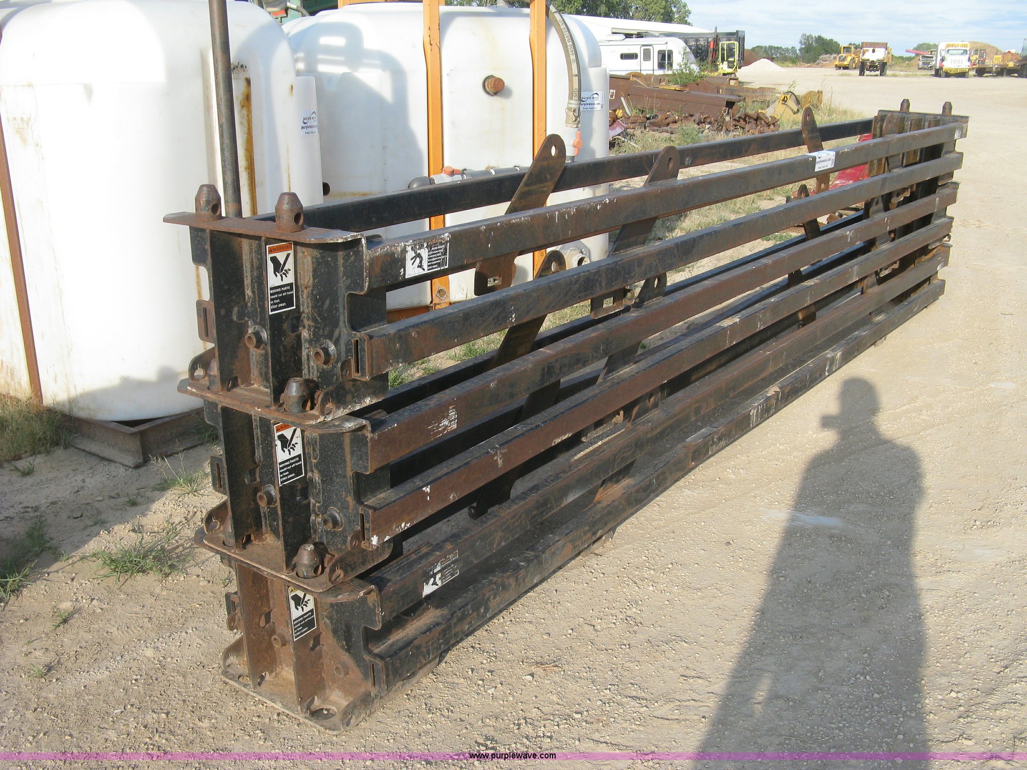 (3) stacking rod racks in Goddard, KS | Item E7905 sold | Purple Wave