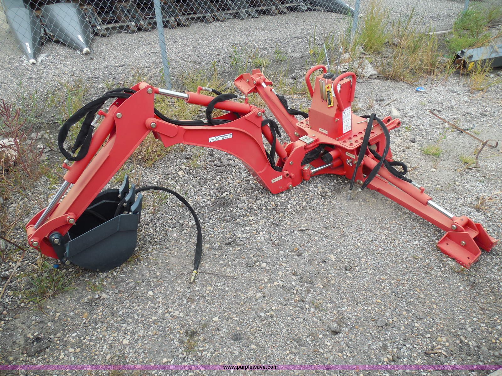 Compact tractor backhoe attachment in Hesston, KS | Item AZ9656 sold ...