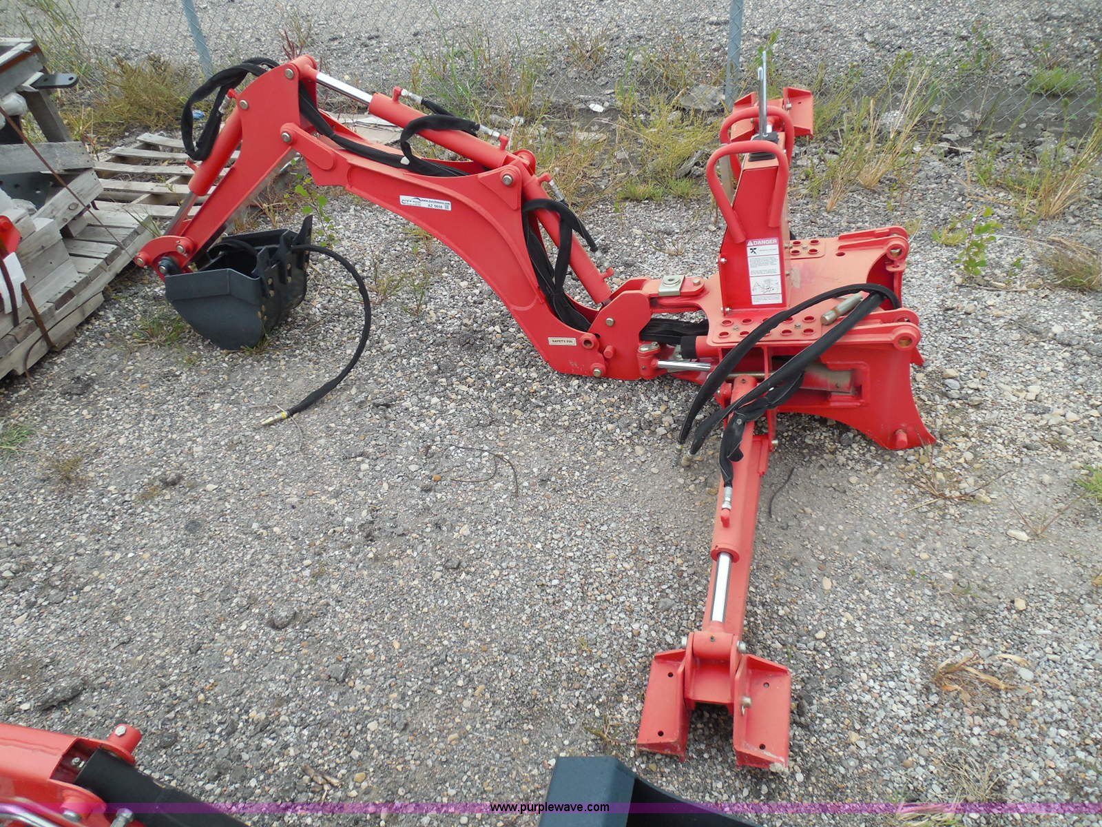 Compact tractor backhoe attachment in Hesston, KS | Item AZ9656 sold ...
