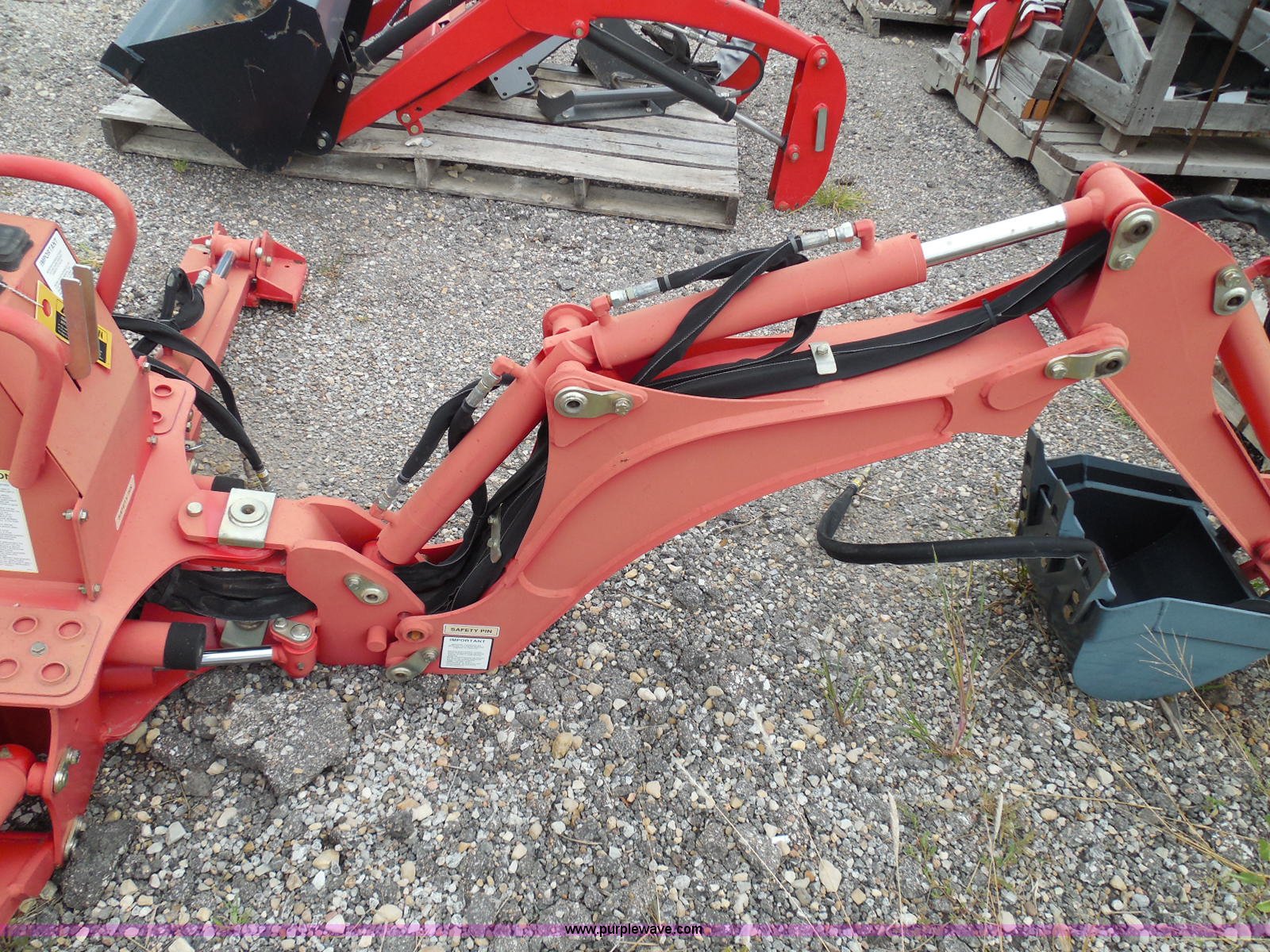 Compact tractor backhoe attachment in Hesston, KS | Item AZ9656 sold ...