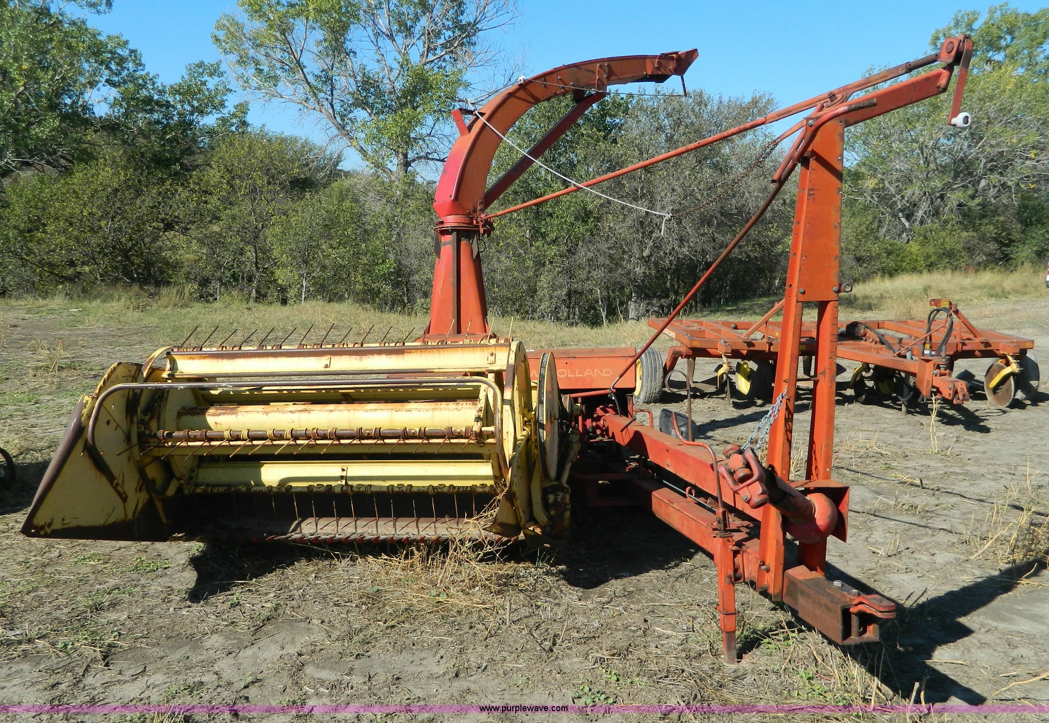 New Holland 718 pull type forage harvester in Hays, KS | Item H2417 ...