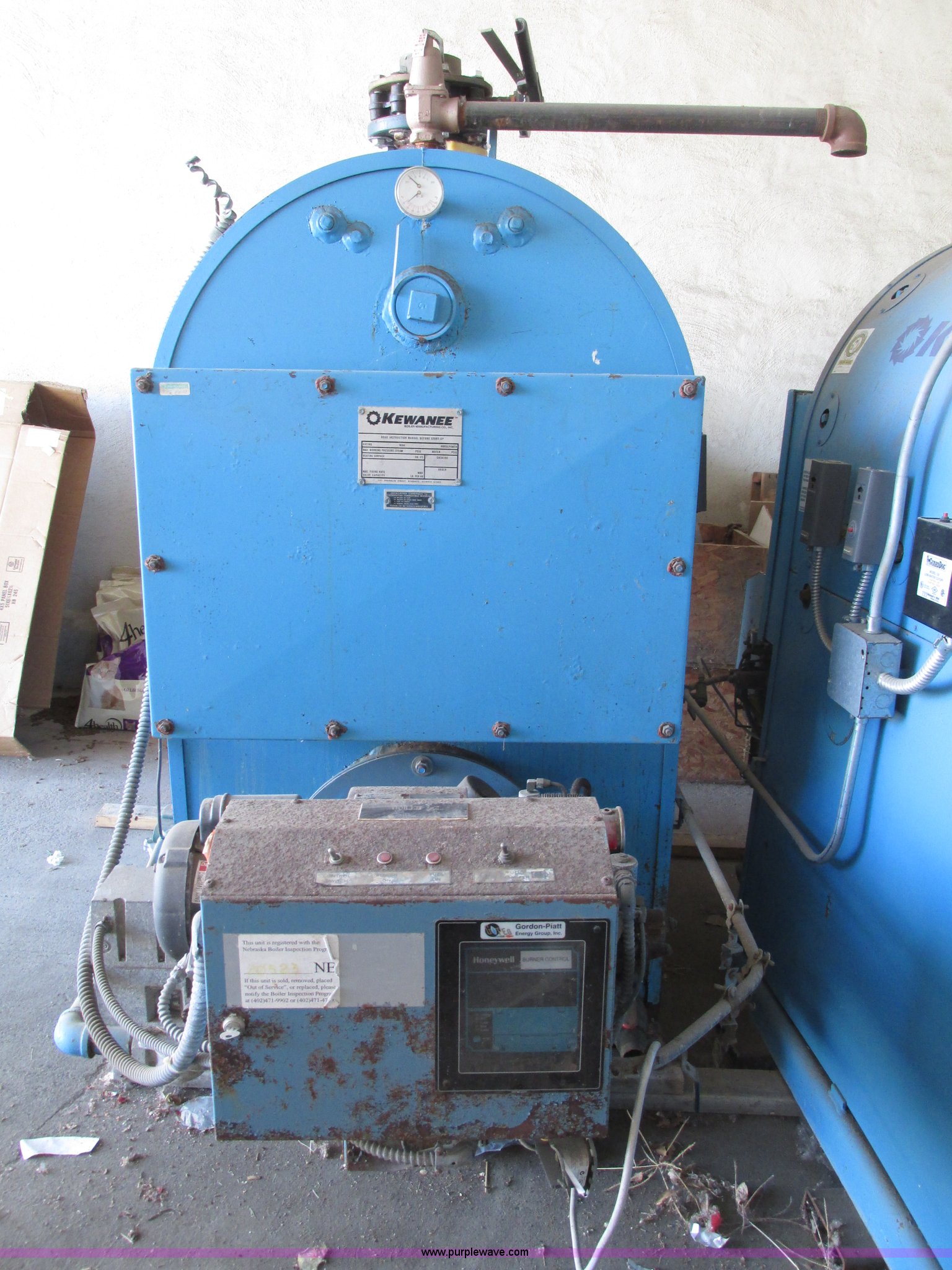 1998 Kewanee dual fuel hot water trim boiler in Beatrice, NE | Item ...