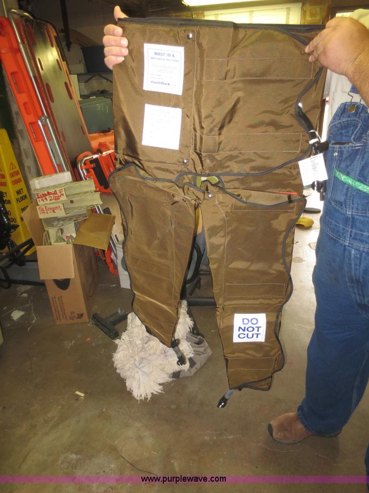 (6) David Clark Mast III-A medical anti-shock trousers in Coffeyville ...