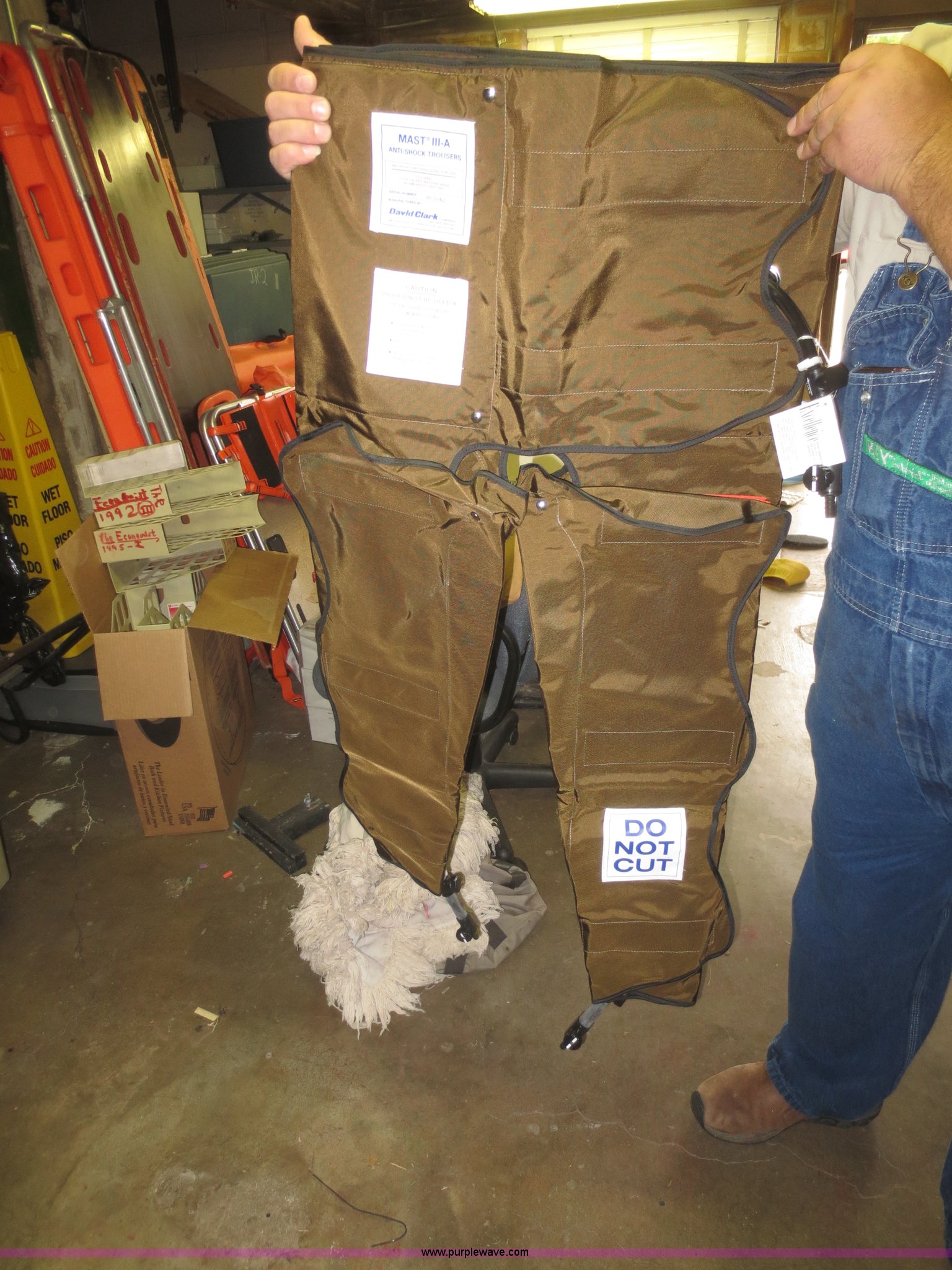 (6) David Clark Mast III-A medical anti-shock trousers in Coffeyville ...