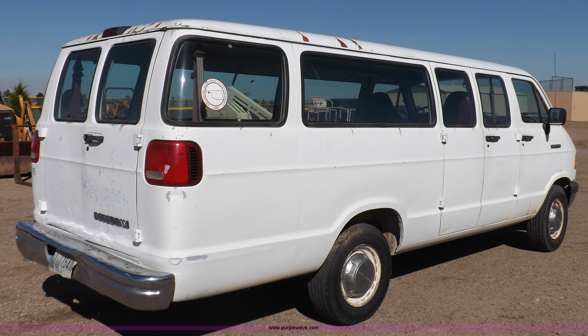 1994 Dodge Ram B350 van in Goodwell, OK | Item H9089 sold | Purple Wave