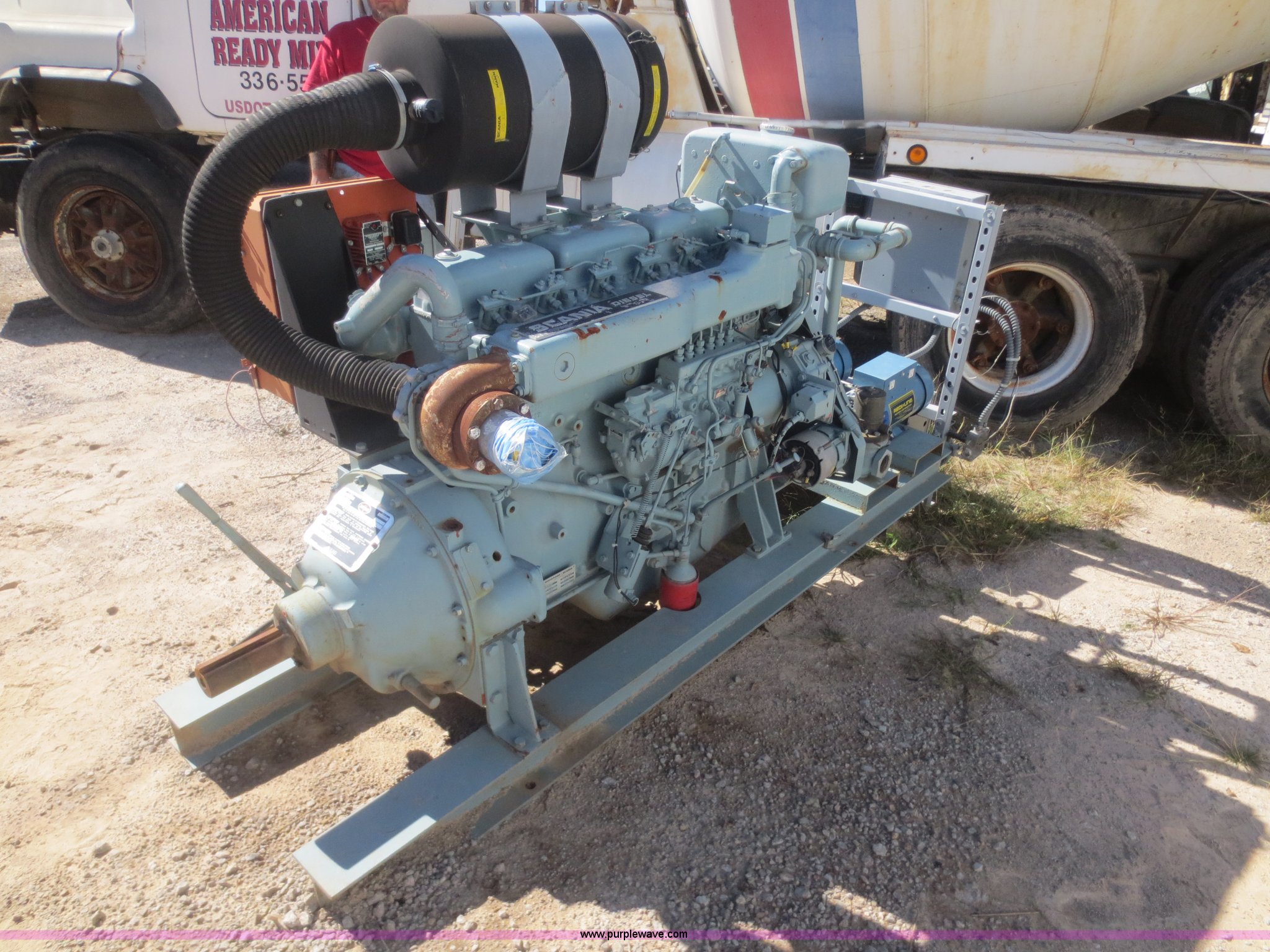 Scania six cylinder diesel engine in Dewey, OK | Item I2201 sold ...