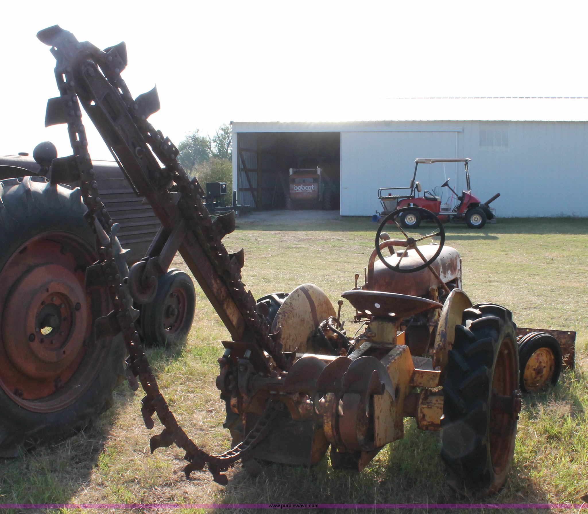 1948 McCormick Farmall Cub Lowboy tractor with trencher in Goldsby, OK ...