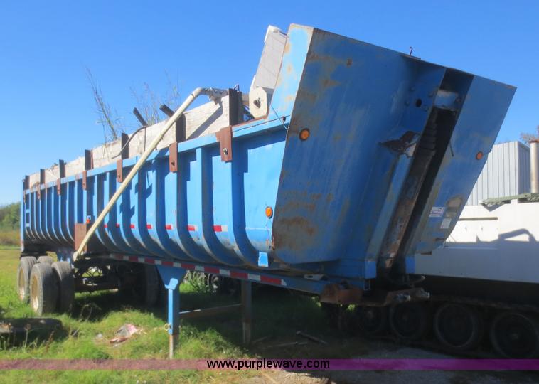 1985 Hobbs end dump trailer in Dewey, OK | Item I2198 sold | Purple Wave